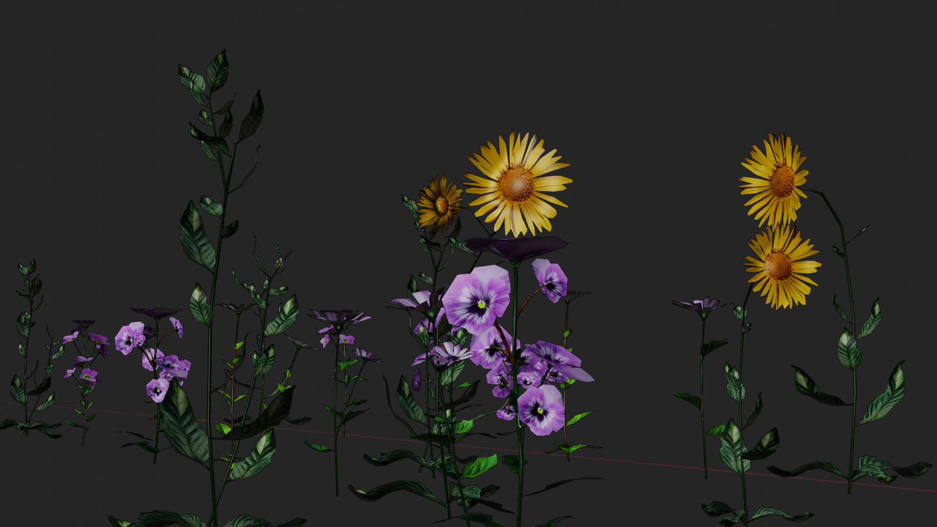 Ünal ́s BlenderWorld - blender flower & plants