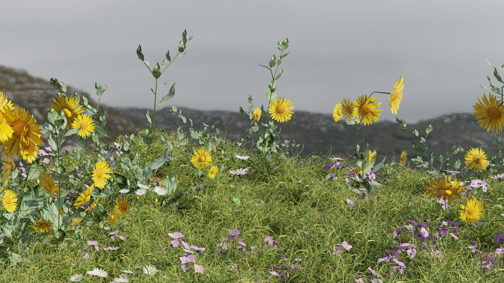 Ünal ́s BlenderWorld - blender flower & plants