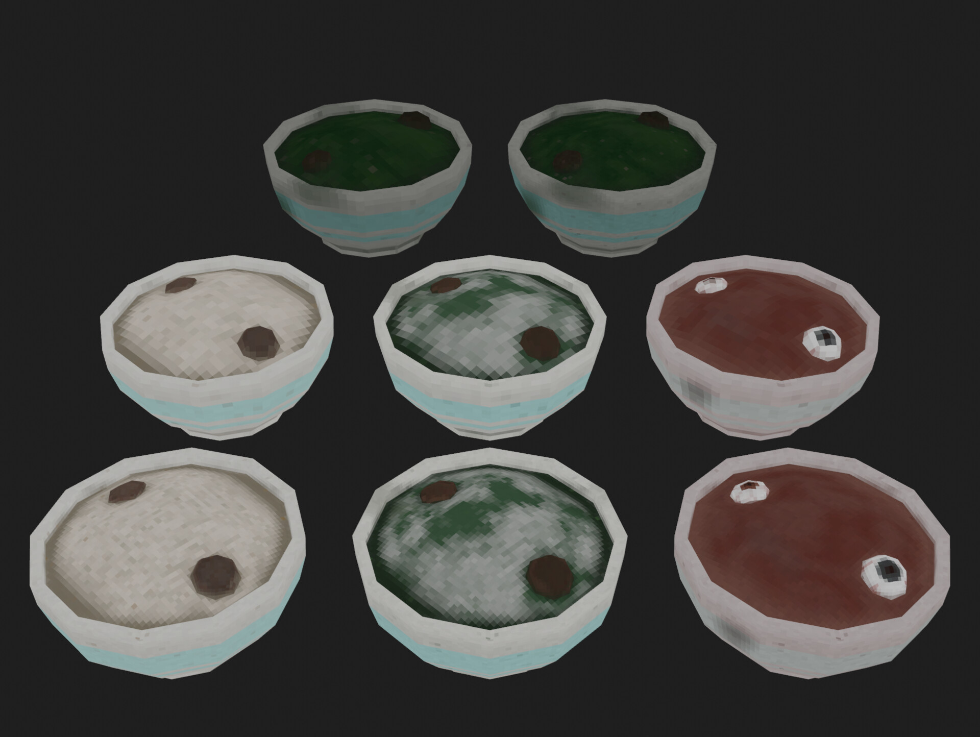 ArtStation - plate in the style of graphics with ps1 Free low-poly 3D model