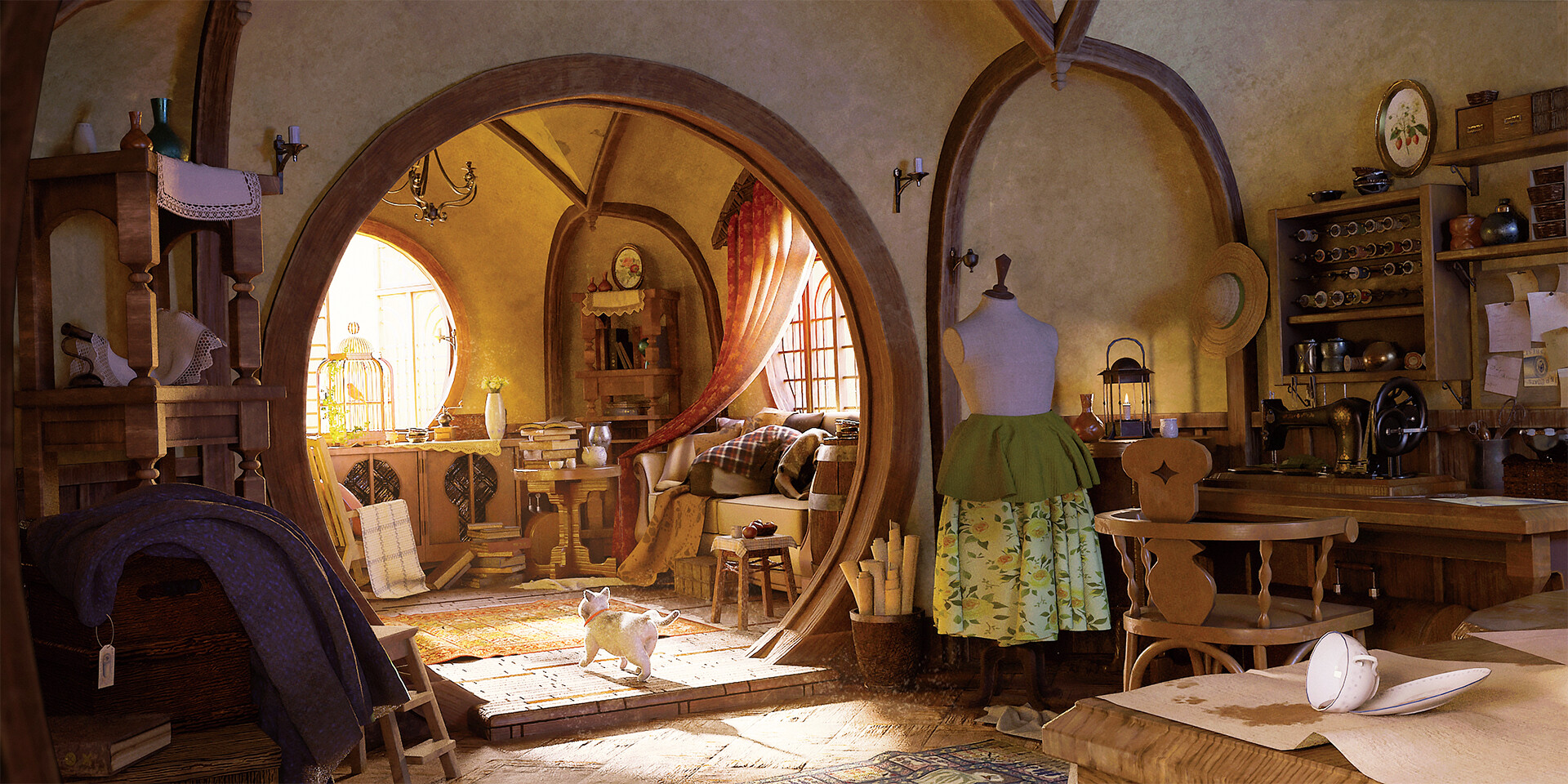 ArtStation - Sewing room