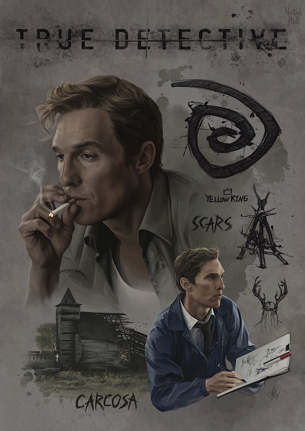 ArtStation - Rust Coul • True Detective