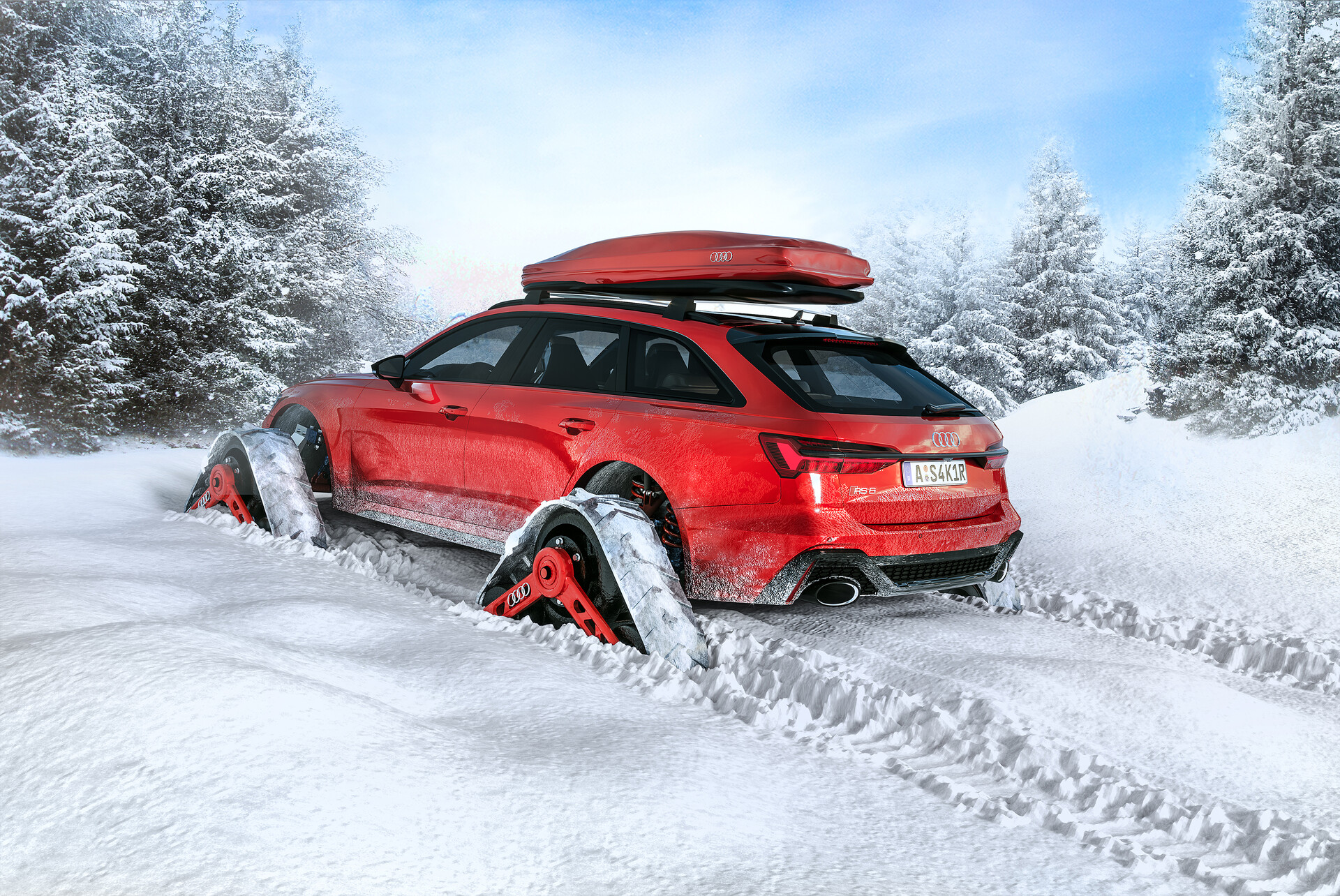 ArtStation - Audi RS6 2020 /// 3D render Full CGI