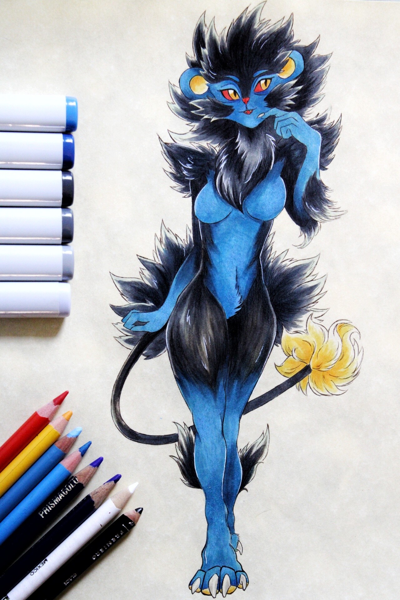 luxray humano