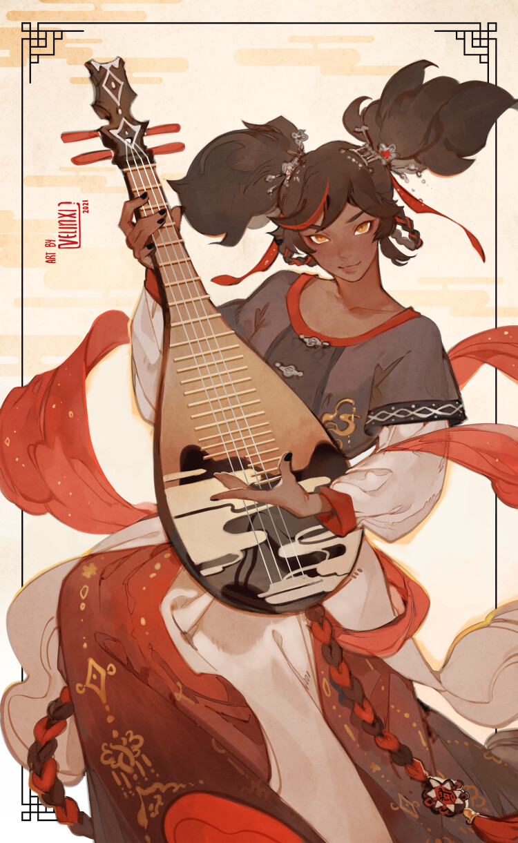 ArtStation - Genshin Impact hanfu fan art