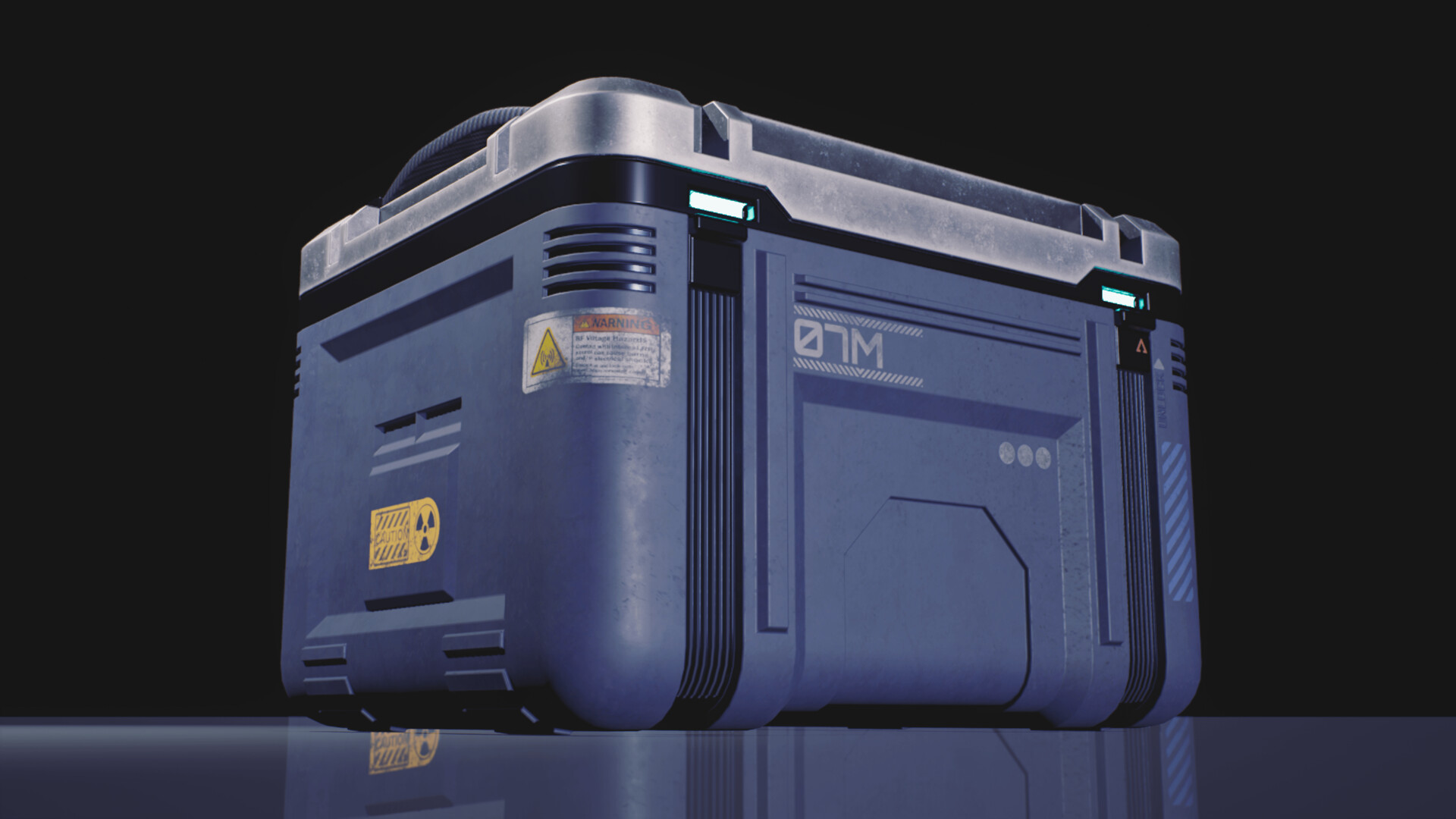 Sci-Fi Crate (Rendered in Unreal Engine 5) by Megh Jhaveri — ProUser.Me