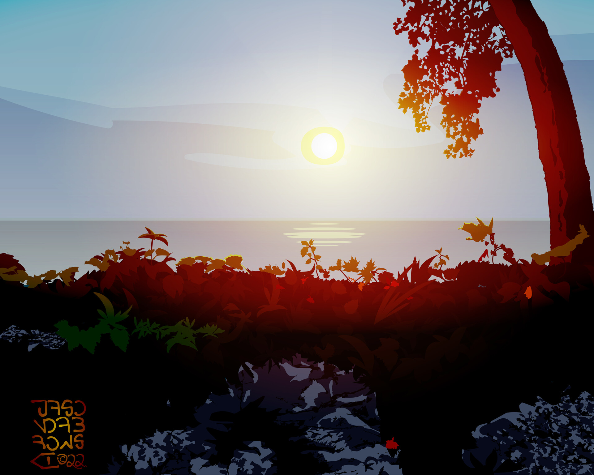 ArtStation - Rocks Lake