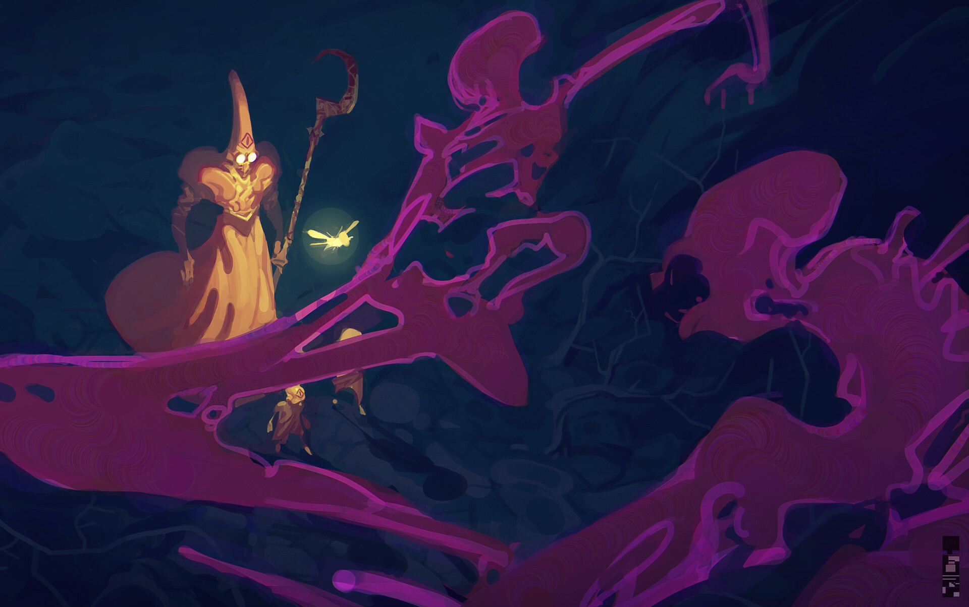 ArtStation - Magician and ghosts