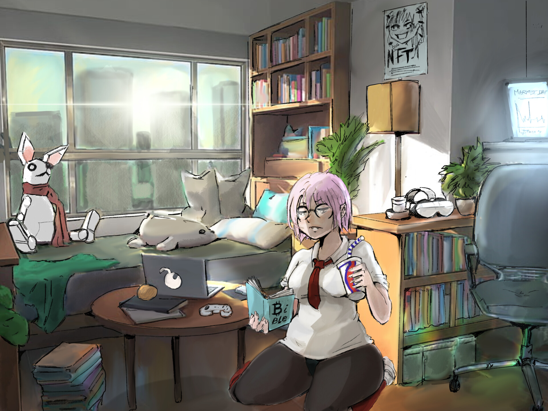 ArtStation - Crypto girl