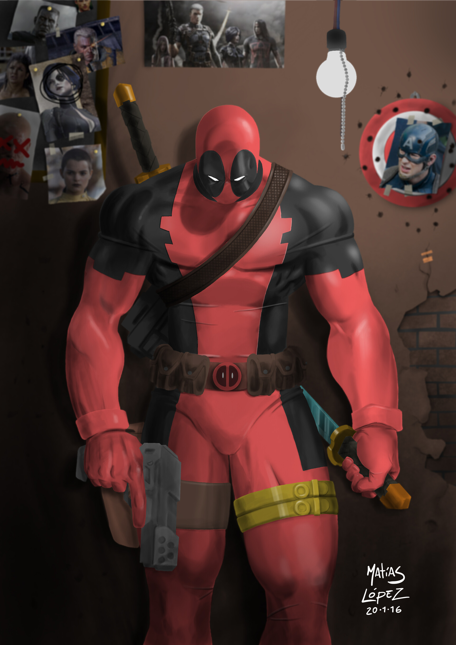 ArtStation - Deadpool (2016)