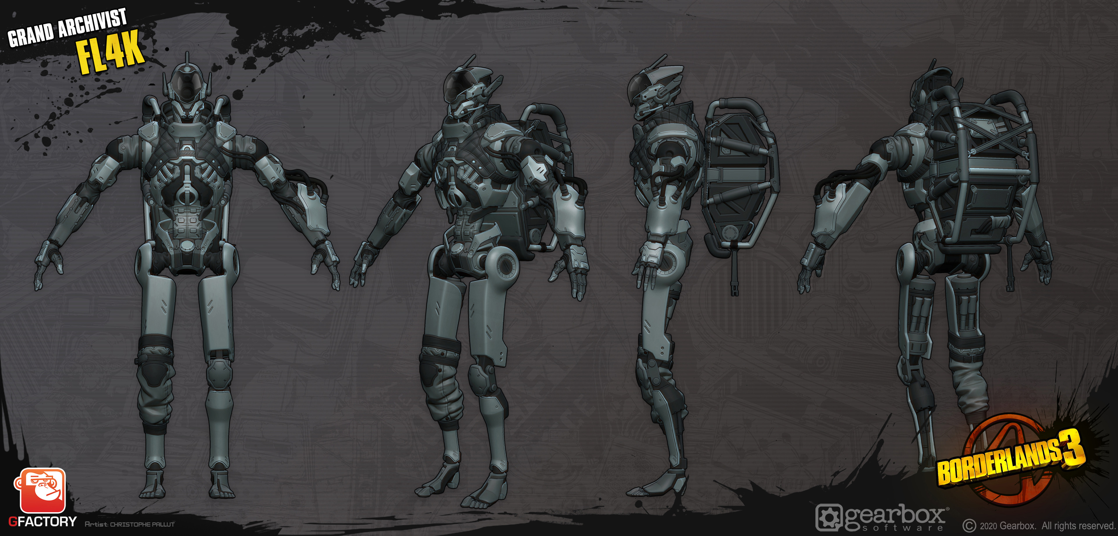 GFactory - Fl4k - Grand Archivist skin