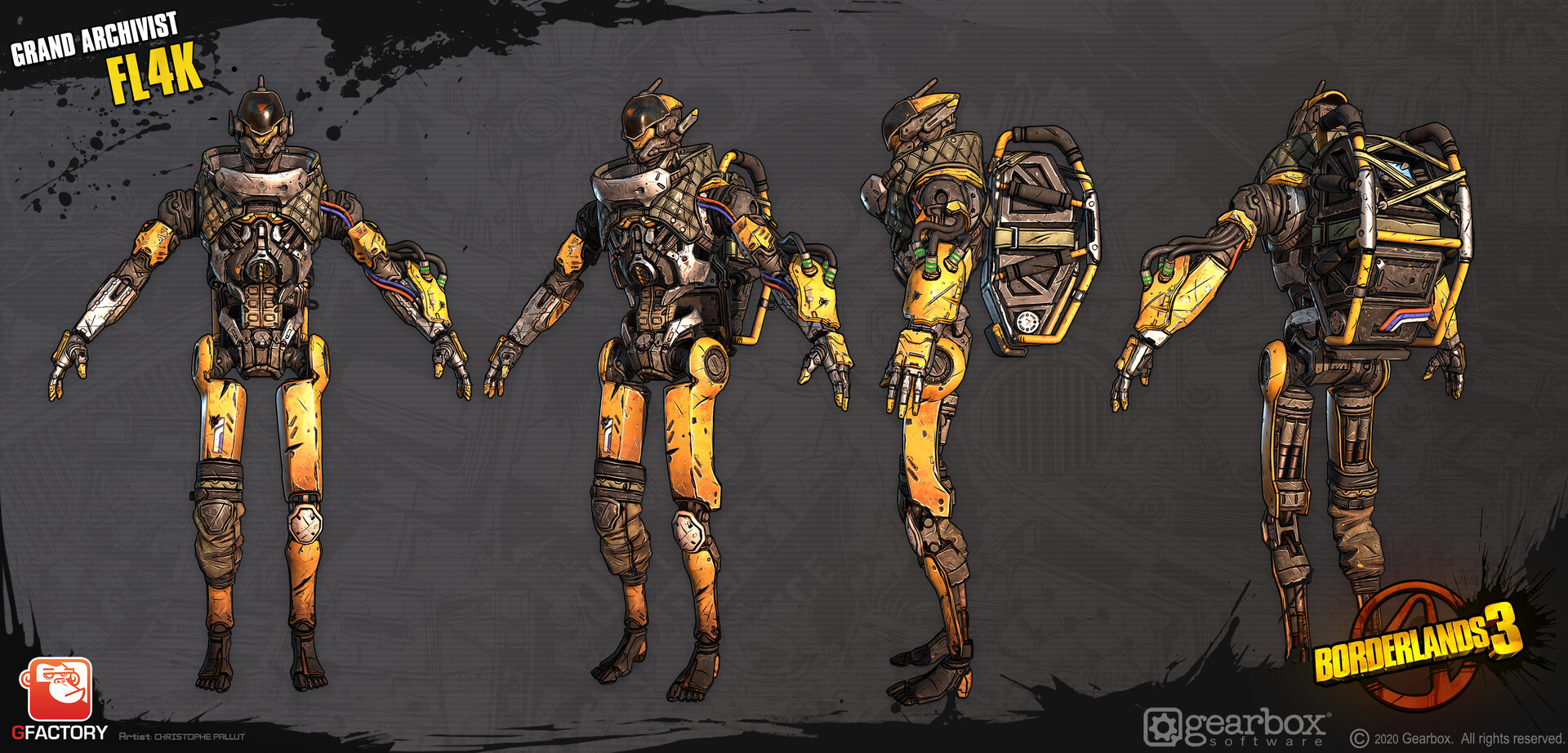 GFactory - Fl4k - Grand Archivist skin