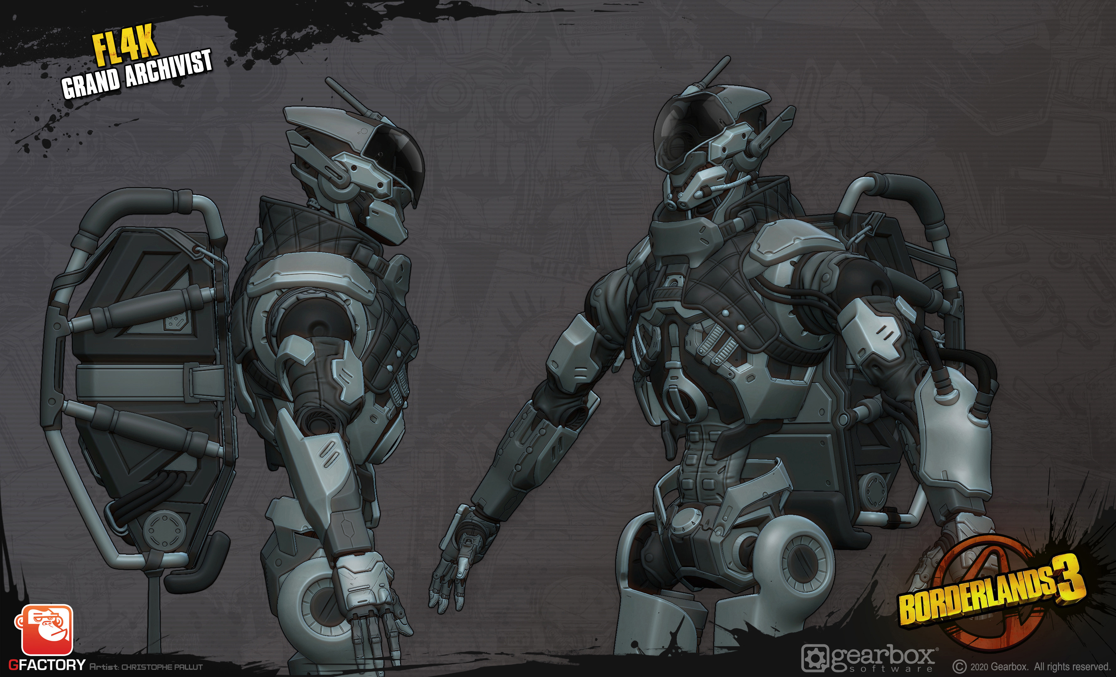 GFactory - Fl4k - Grand Archivist skin