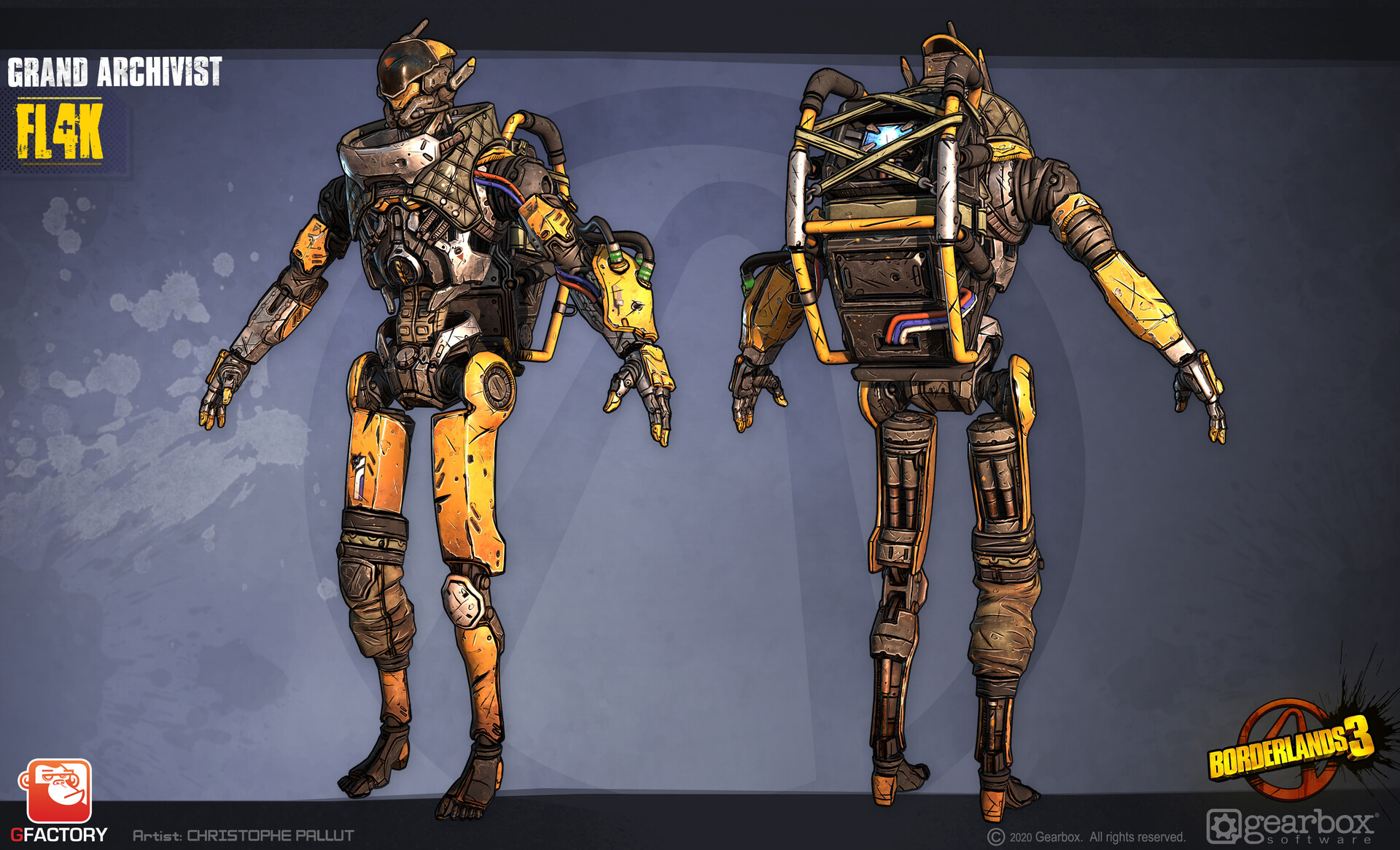 GFactory - Fl4k - Grand Archivist skin
