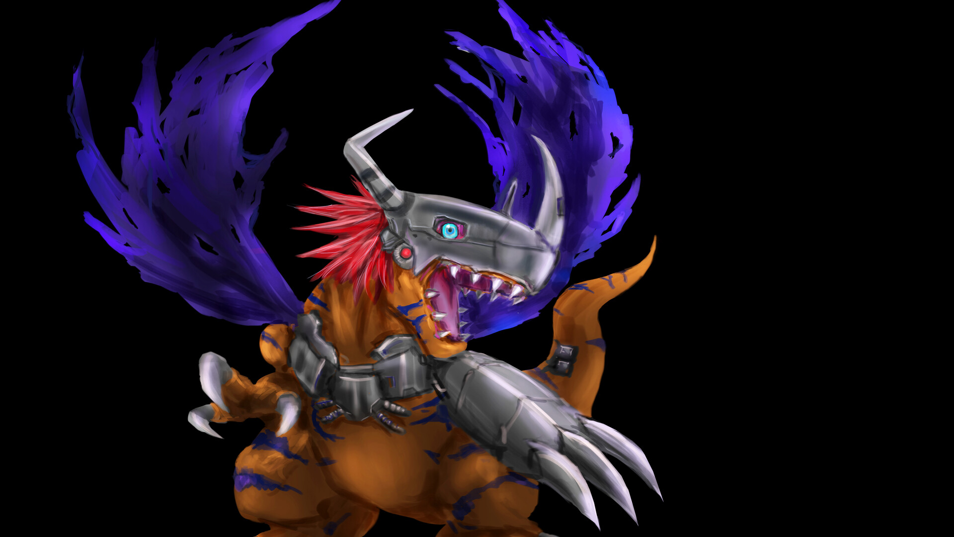 Metalgreymon Wallpaper