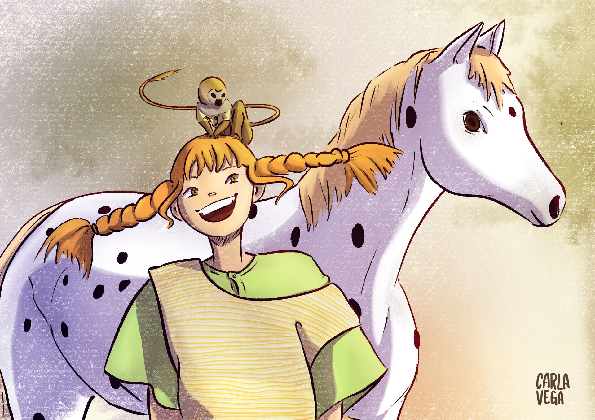 ArtStation - pippi longstocking fanart