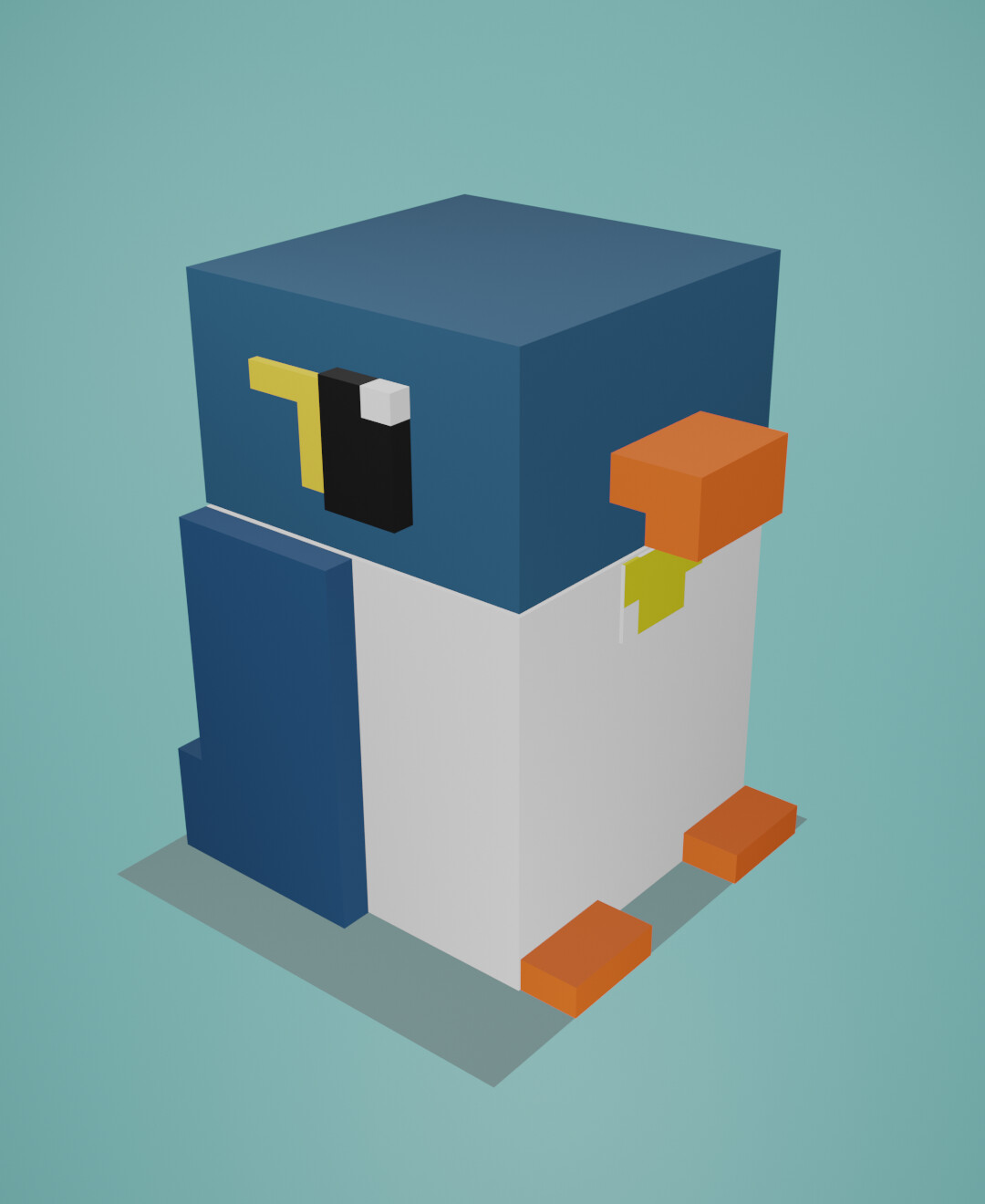 ArtStation - penguin box art