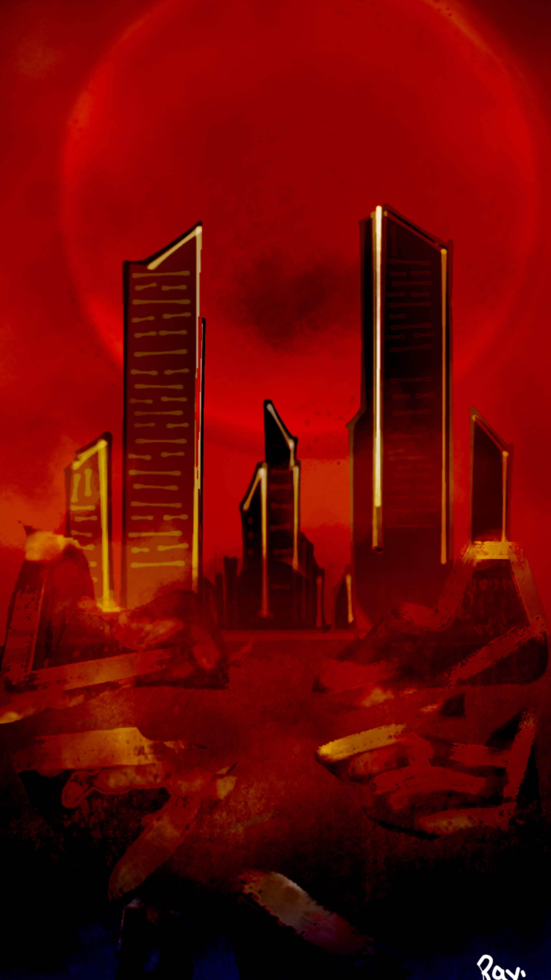 ArtStation - City sketch - Abstract environment