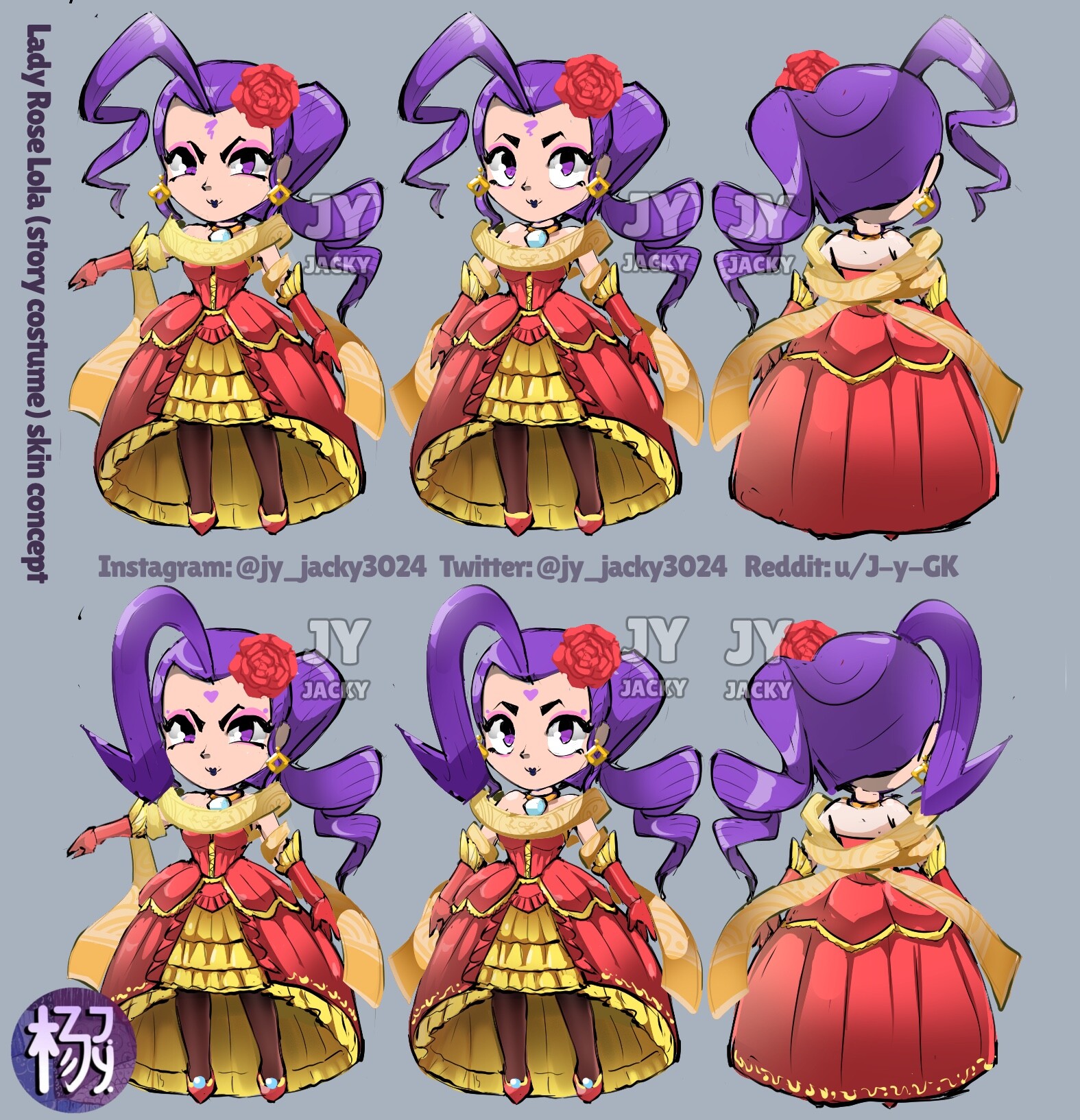 Jacky Yang - Brawl Stars x Street Fighter V - Lady Rose Lola ( story ...