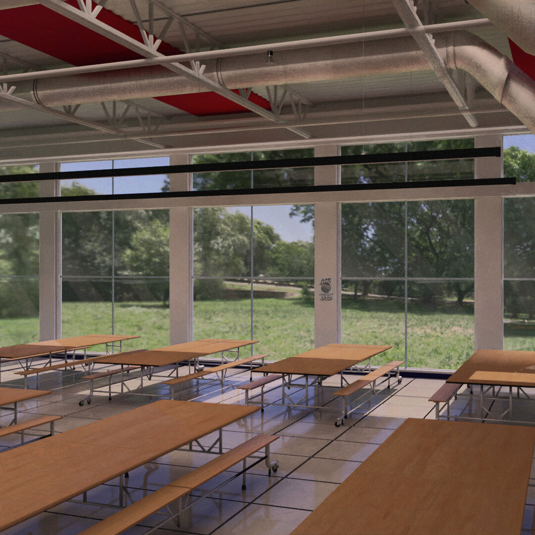 ArtStation - school cafeteria