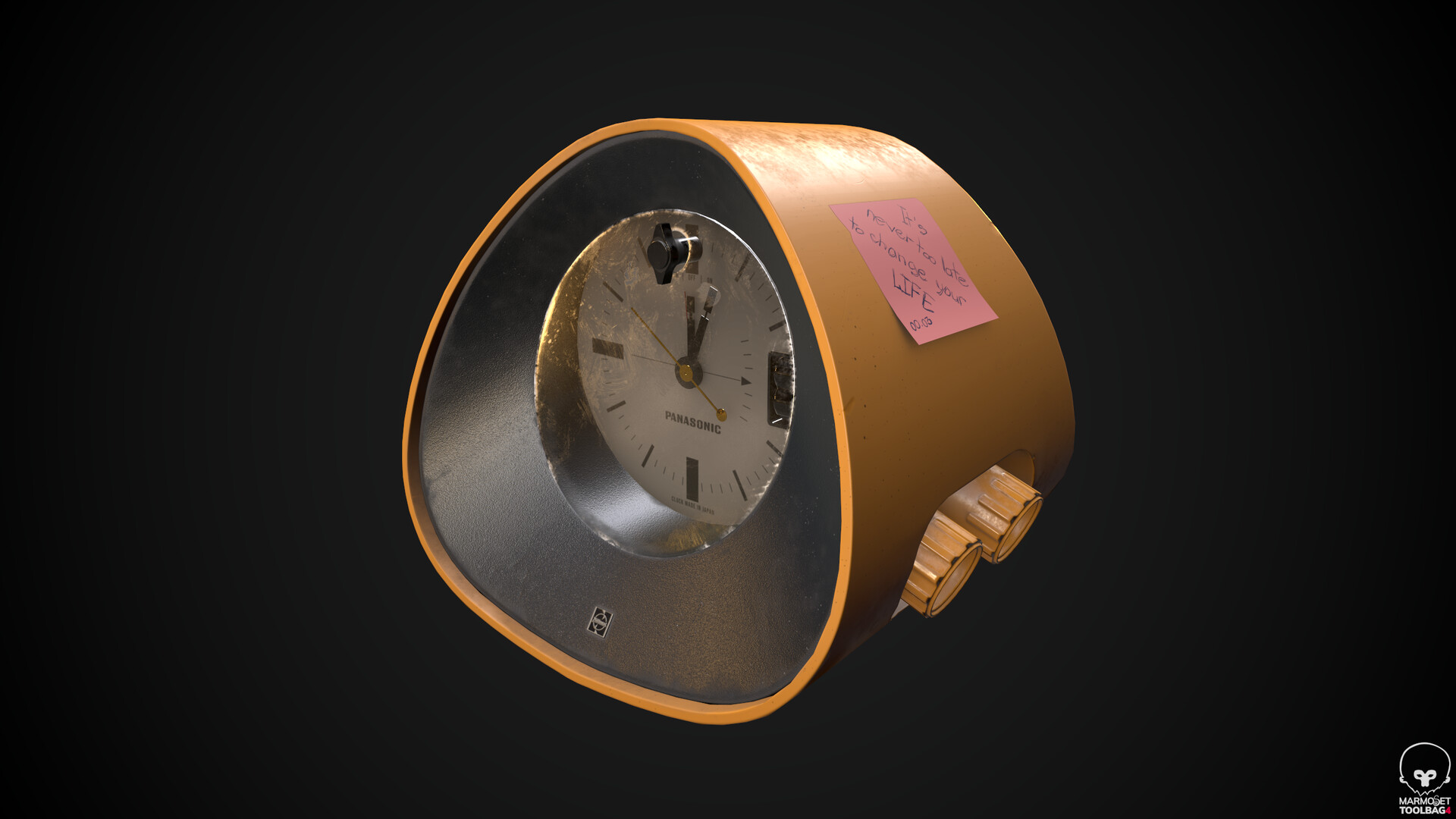 ArtStation - Vintage alarm clock