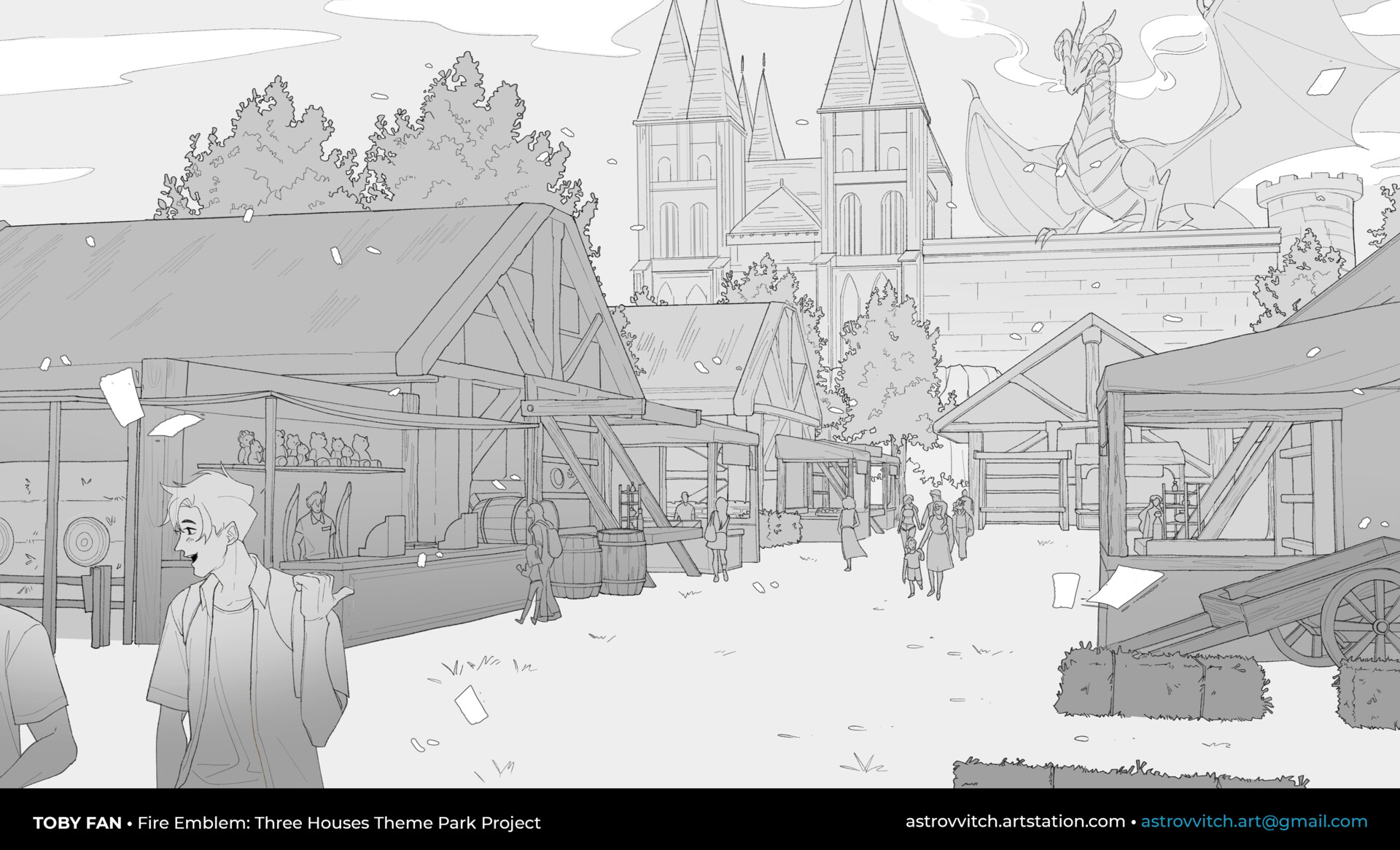 ArtStation - FE3H Theme Park