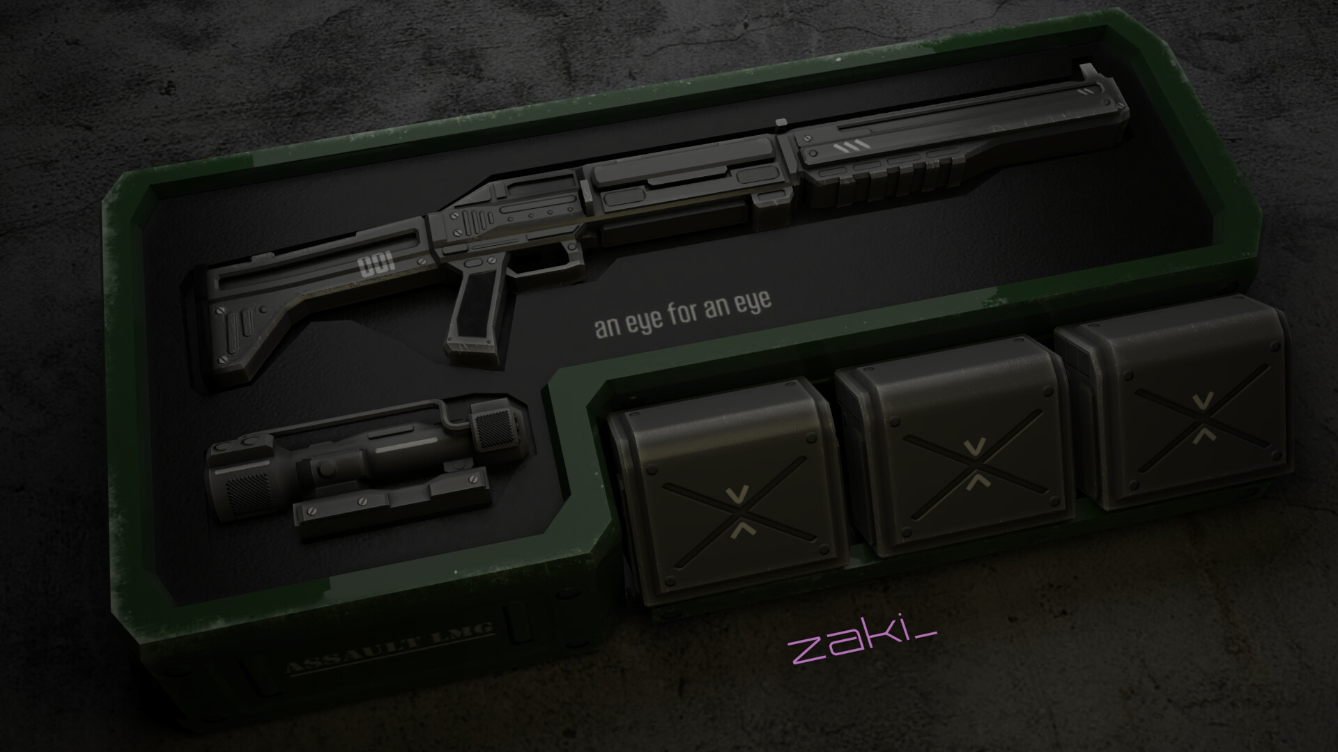 ArtStation - Assault LMG