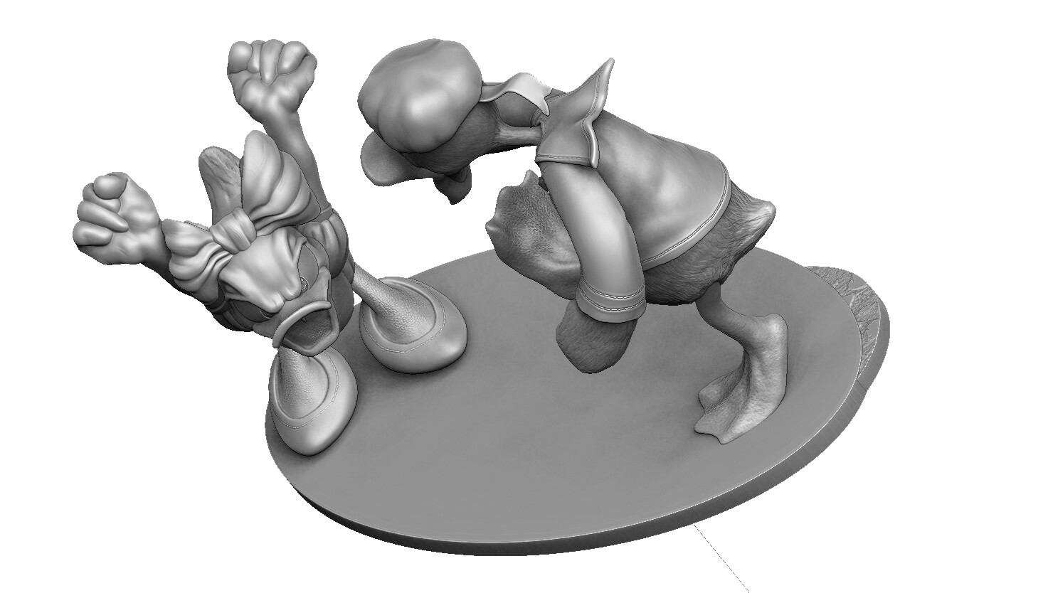 Юрий Матвеев - Daisy and Donald duck STL