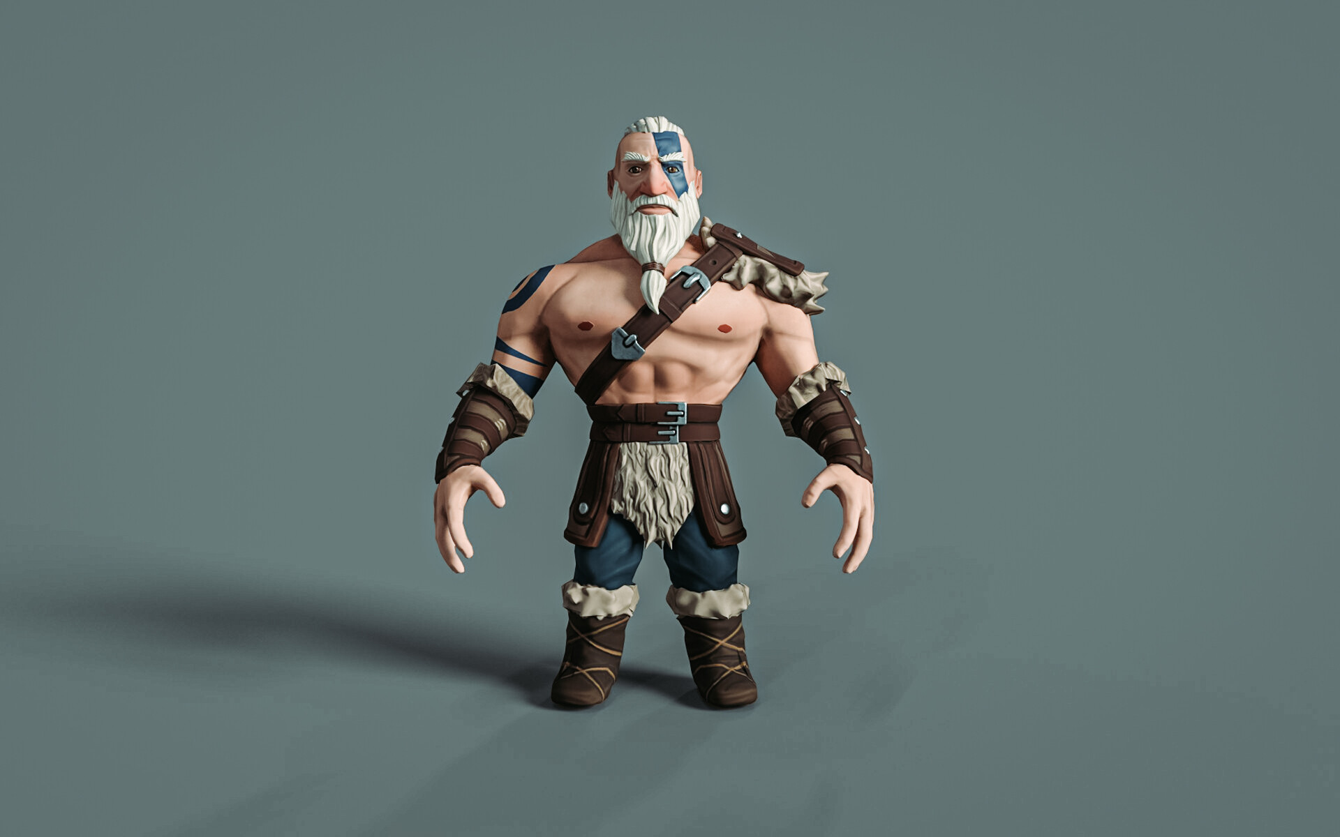 ArtStation - Dwarf Stylized Character Modeling