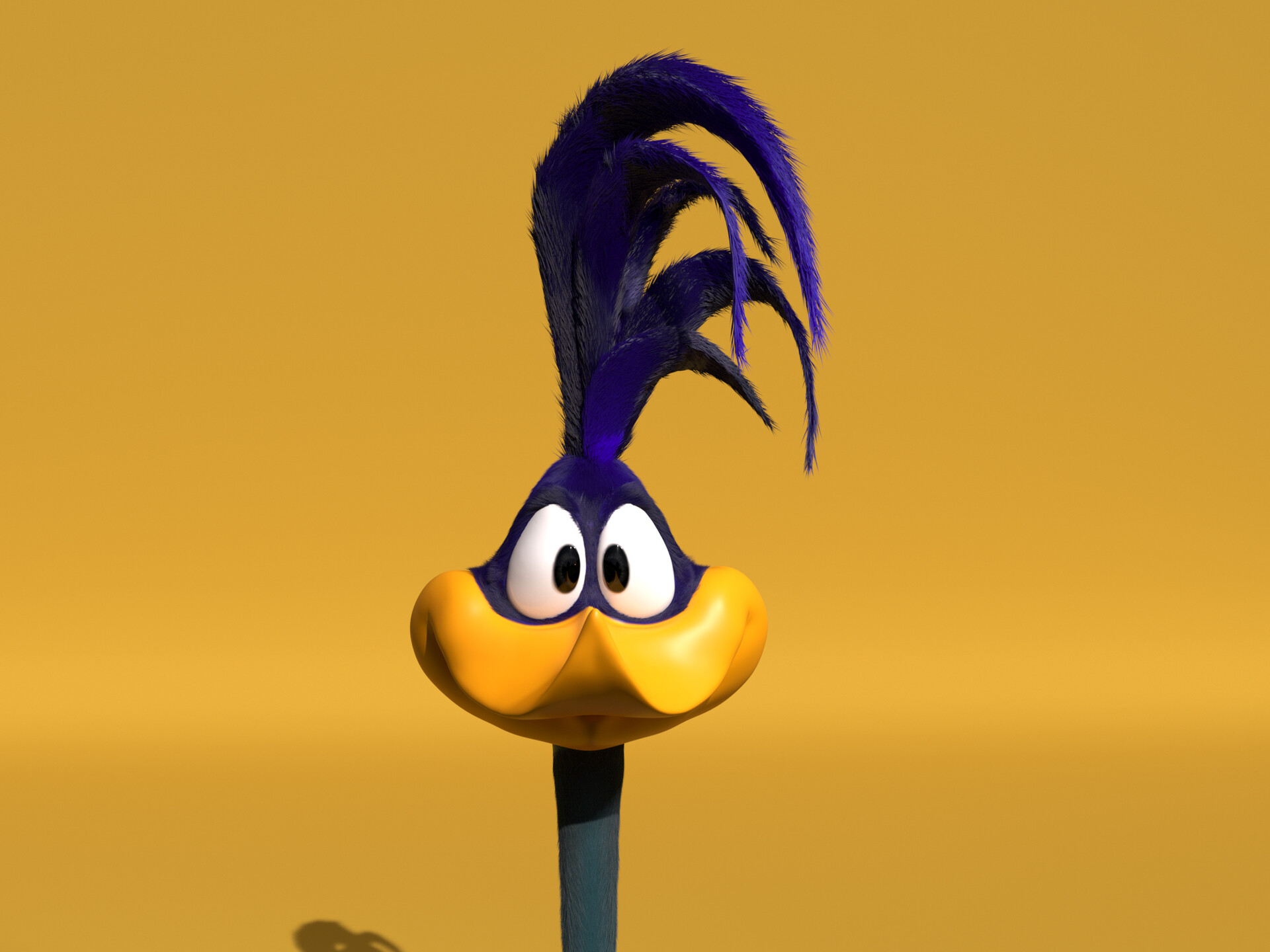 Cartoon Roadrunner Leanbh