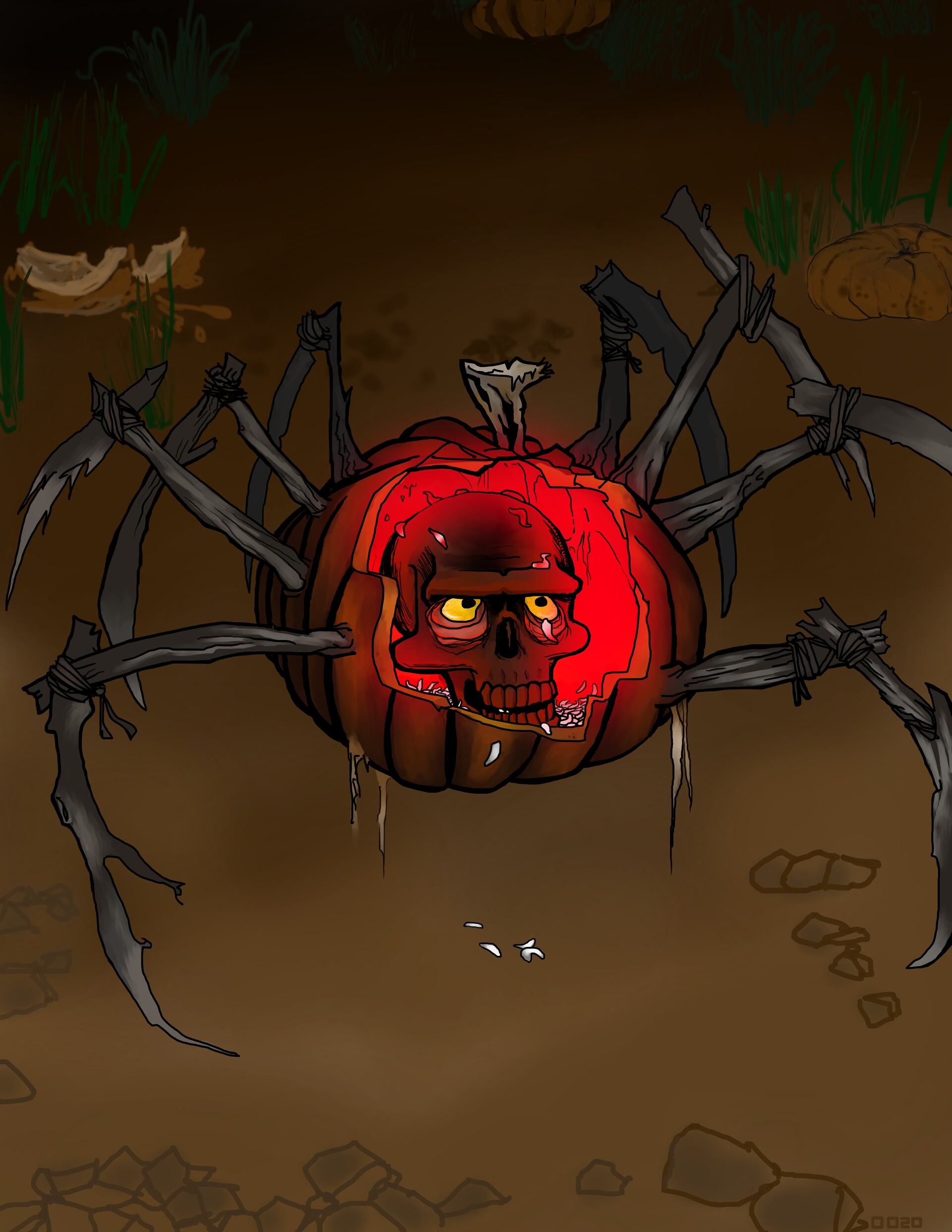 ArtStation - Pumpkin Creature