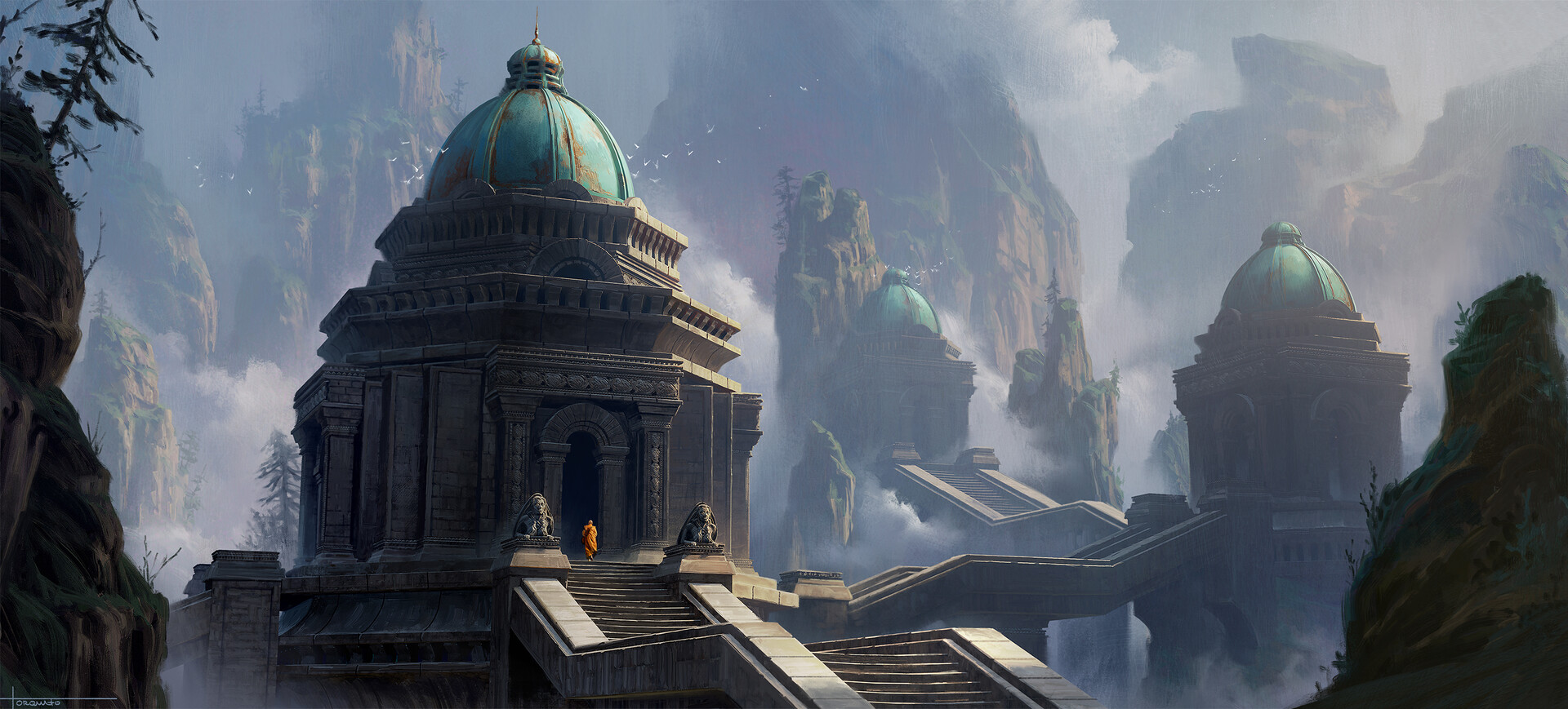ArtStation - Mountain Temple
