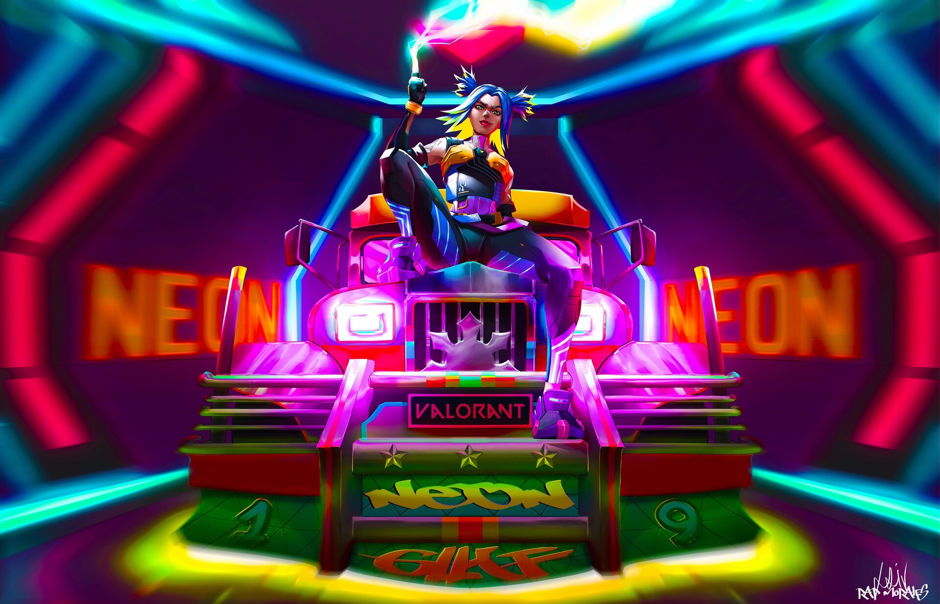 ArtStation - Neon // Valorant