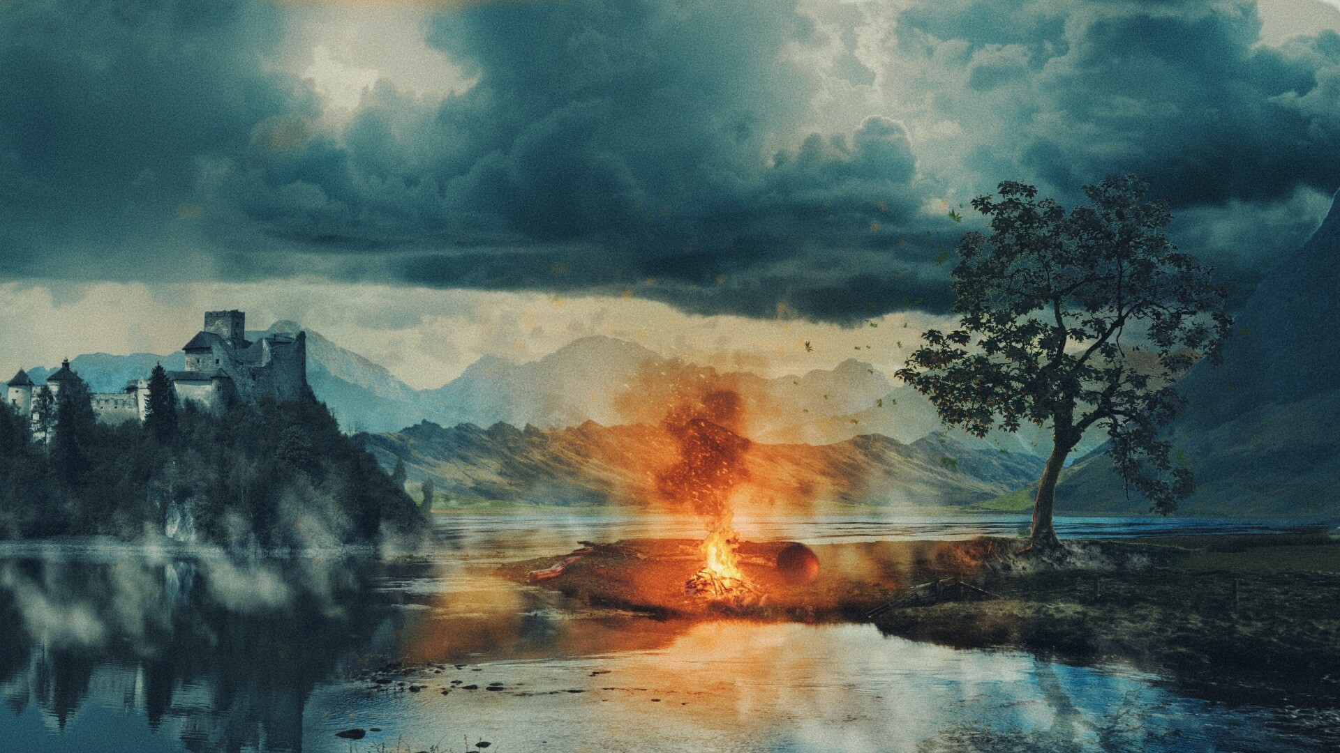 ArtStation - Fantasy Campsite