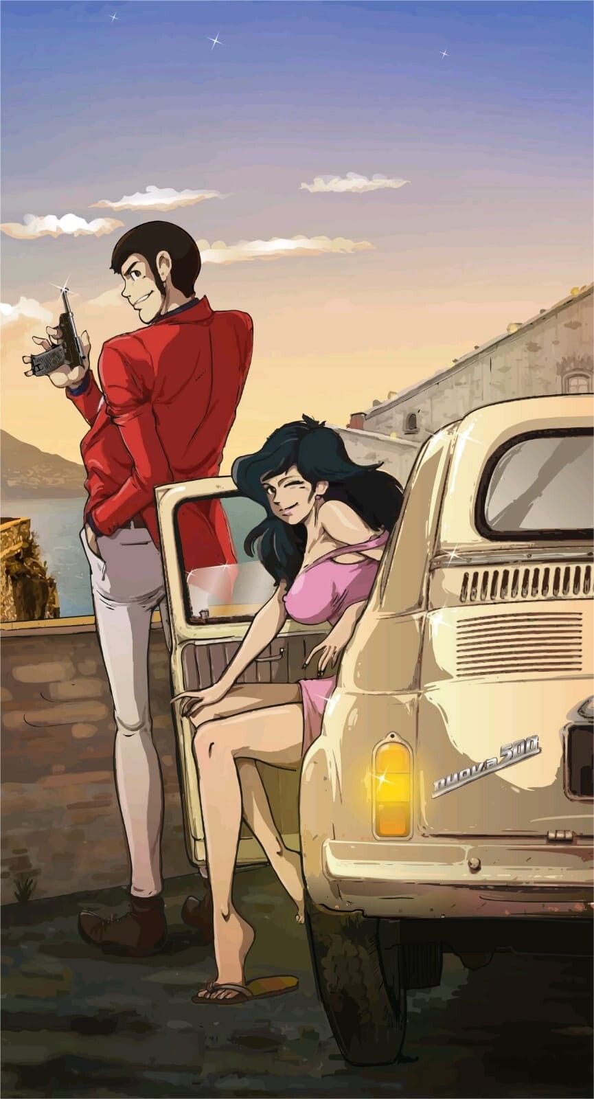 ArtStation - Lupin and Fujiko fanart