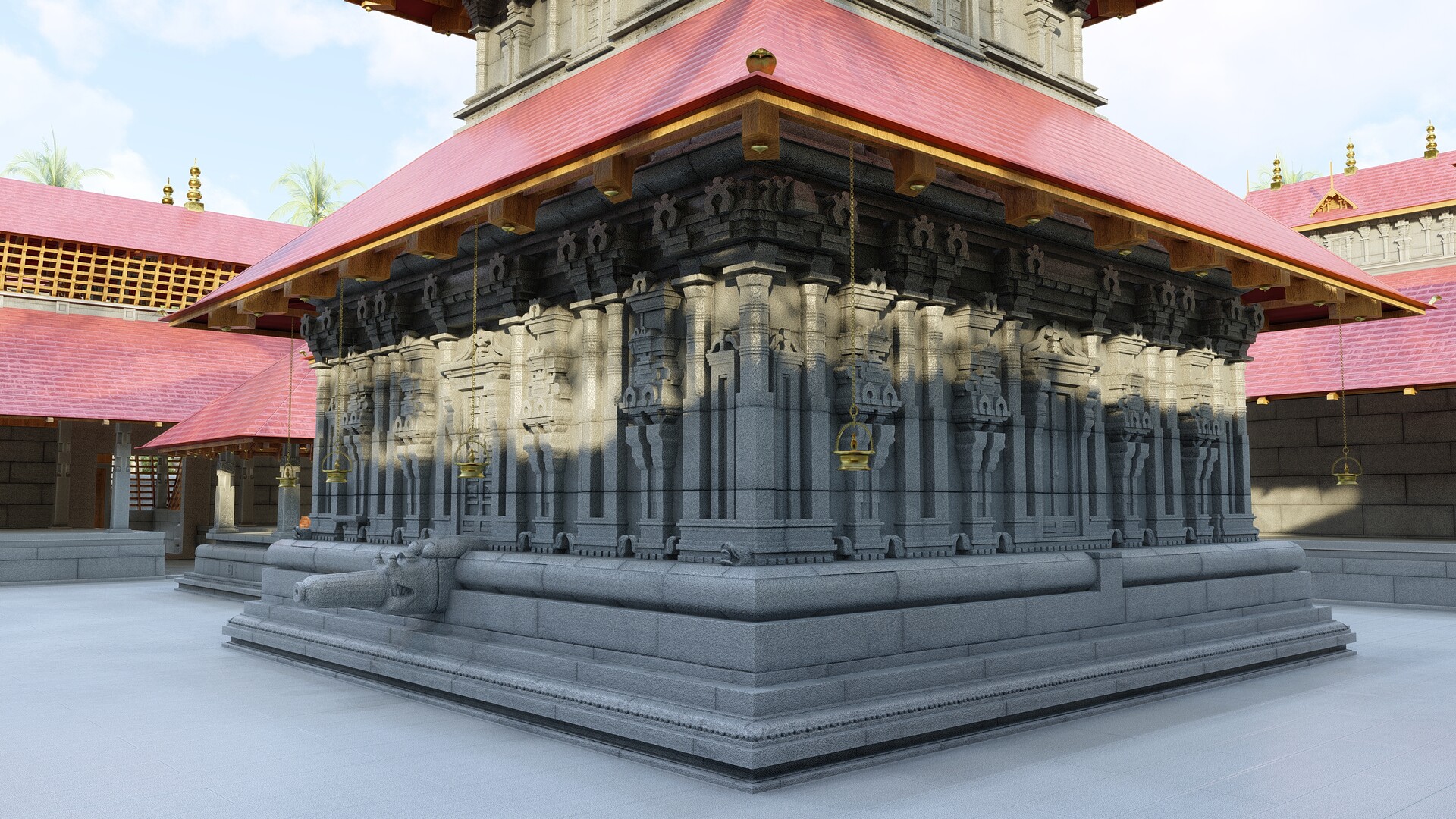 ArtStation - Temple Kollam Stills