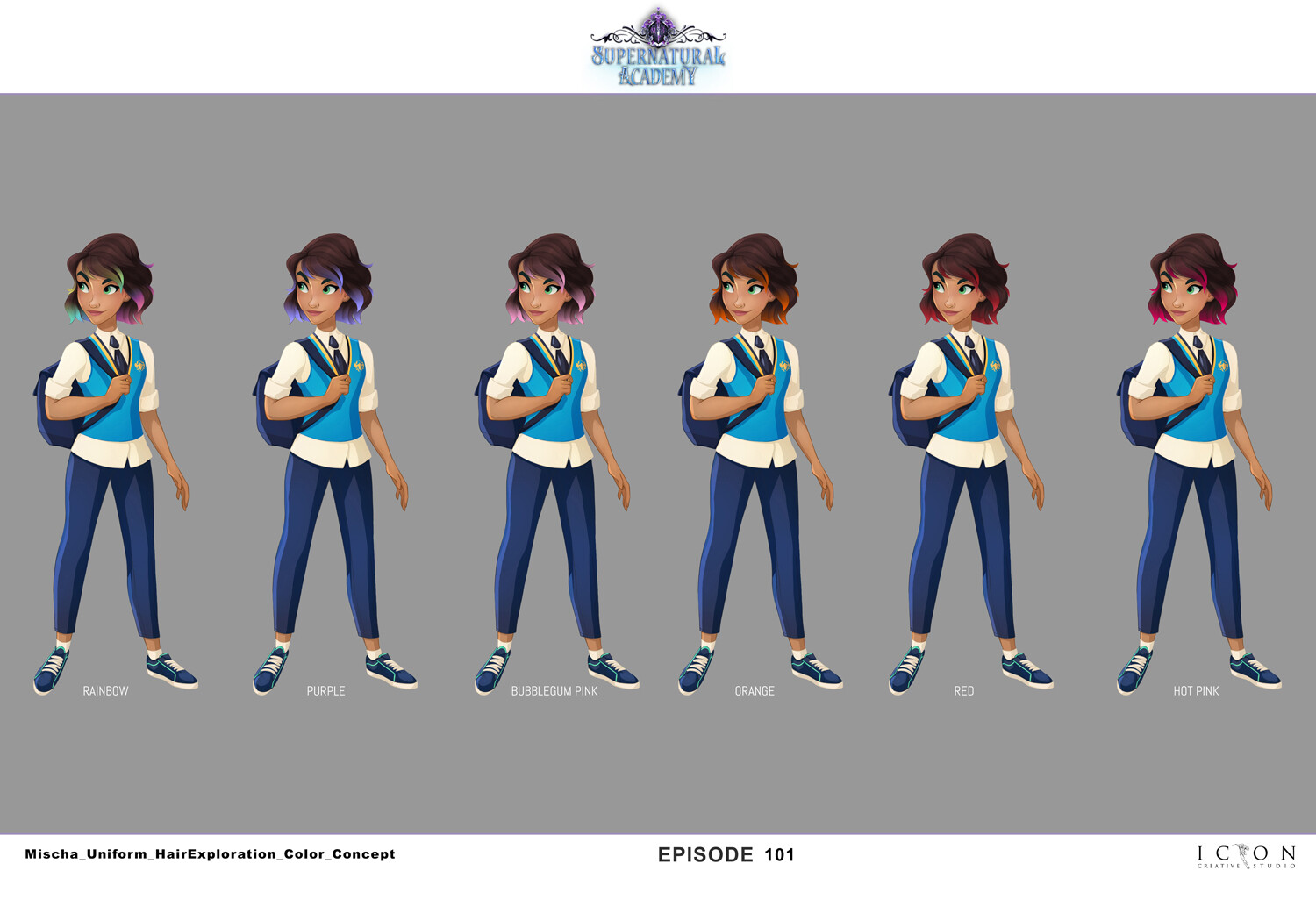 supernatural academy coloring pages