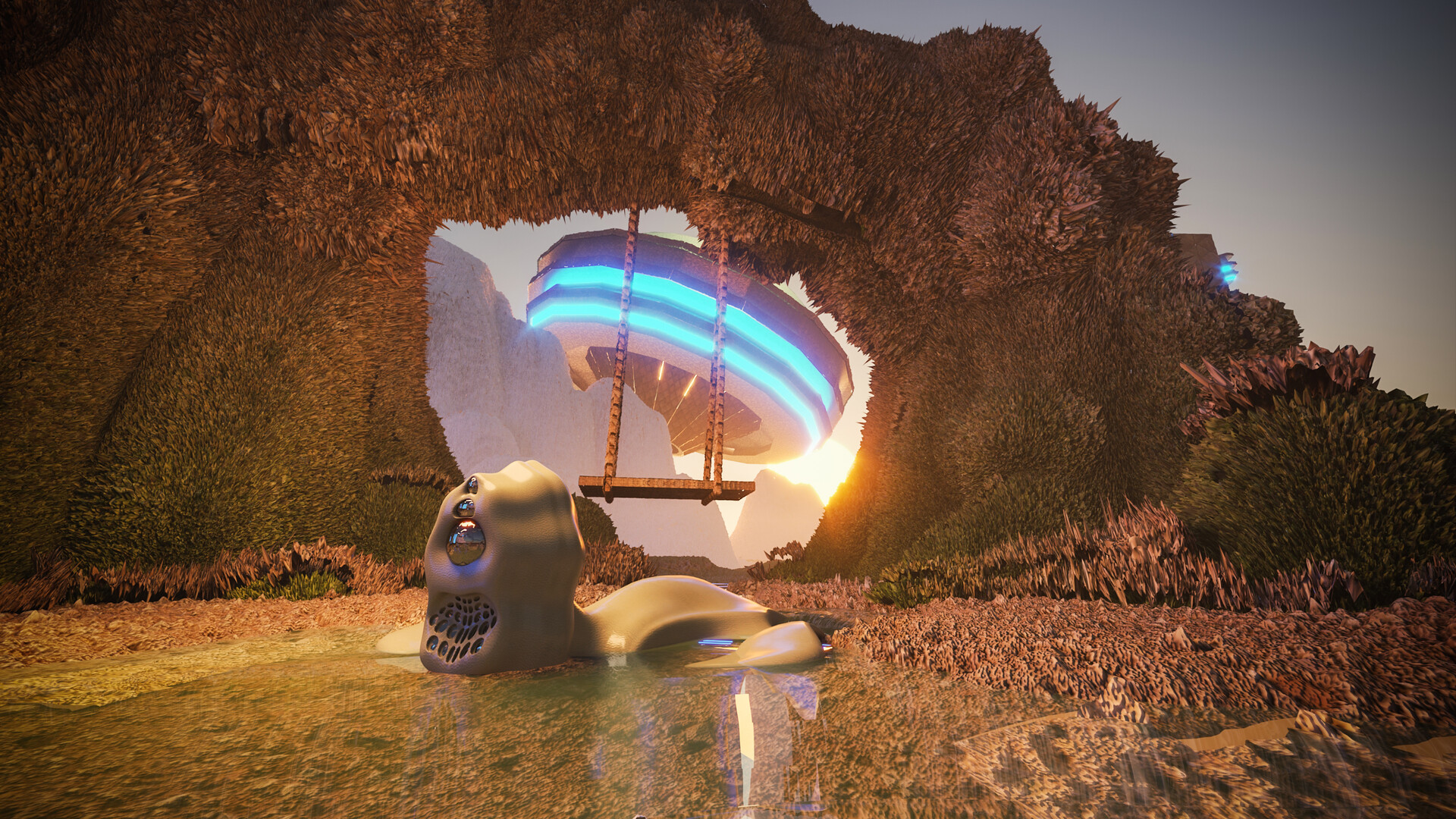 ArtStation - Warm Alien bath