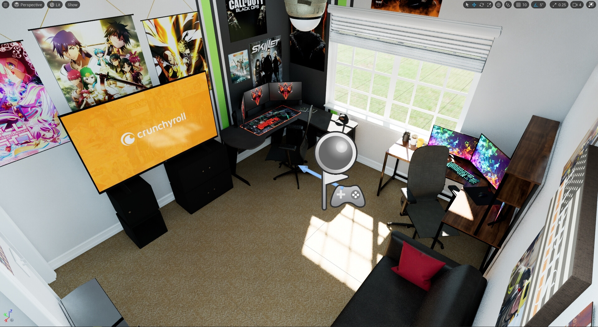 ArtStation - Squad Room Scene