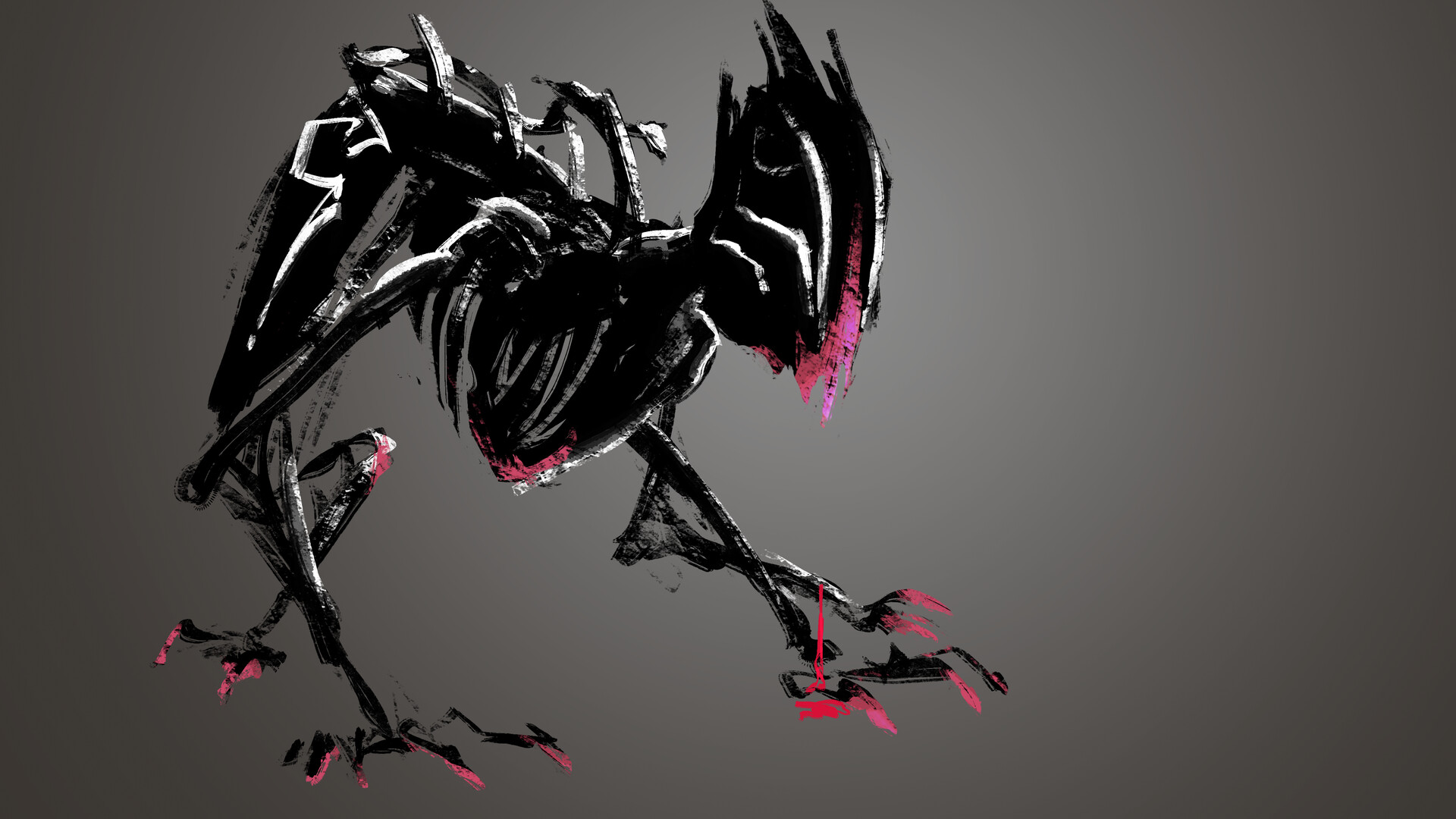 ArtStation - Bloodborne inspired... hound? creature? thing.