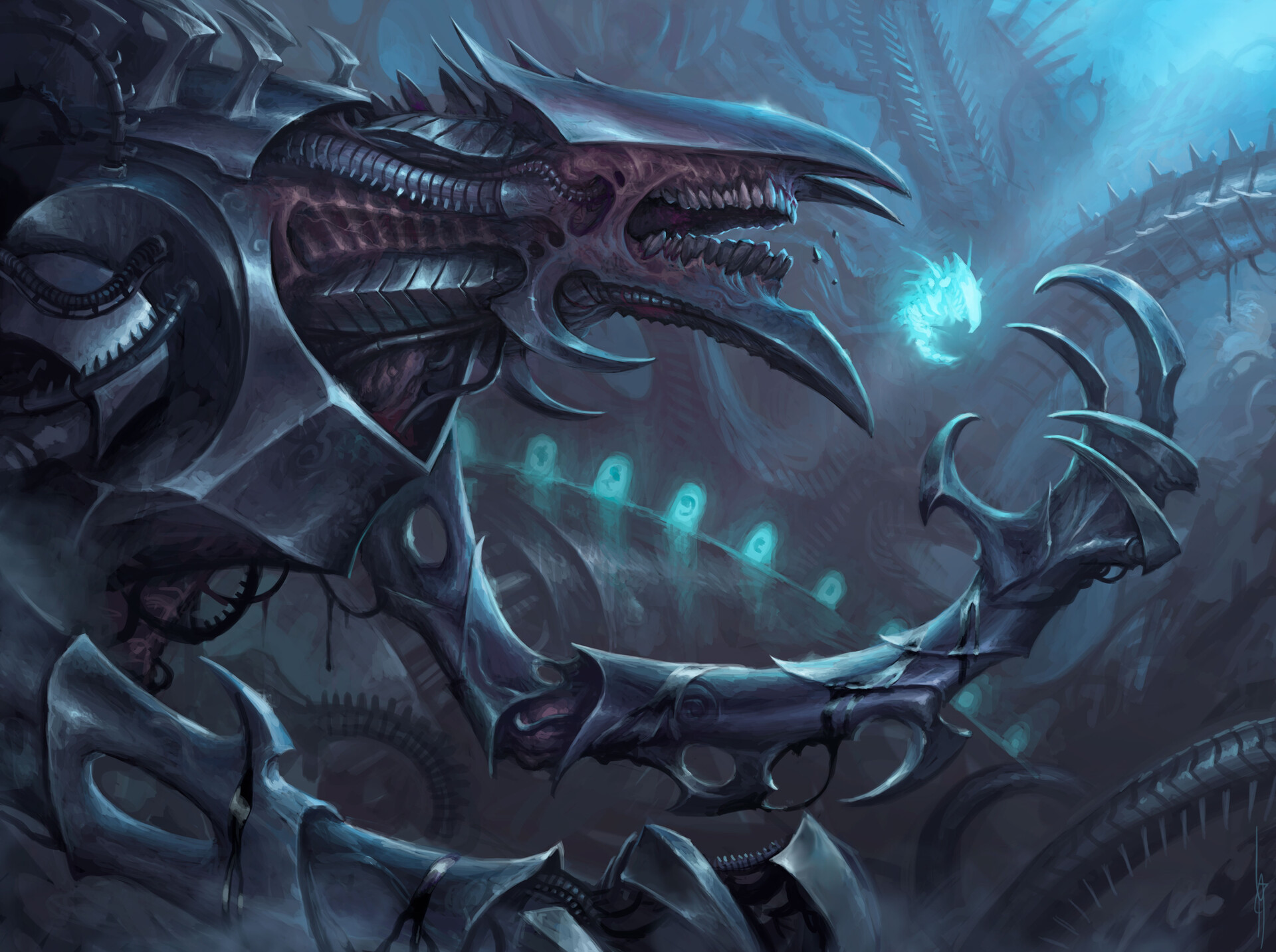 ArtStation - Jin-Gitaxias, Phyrexian Praetor