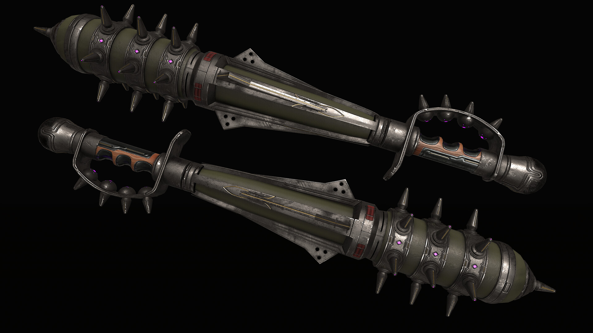 ArtStation - Mace Sculpt and Texture Study