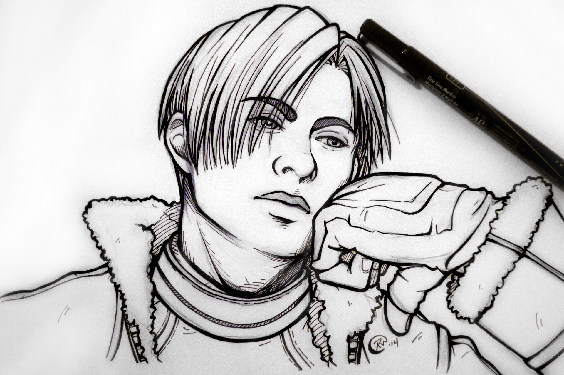 ArtStation - Leon Kennedy RE4