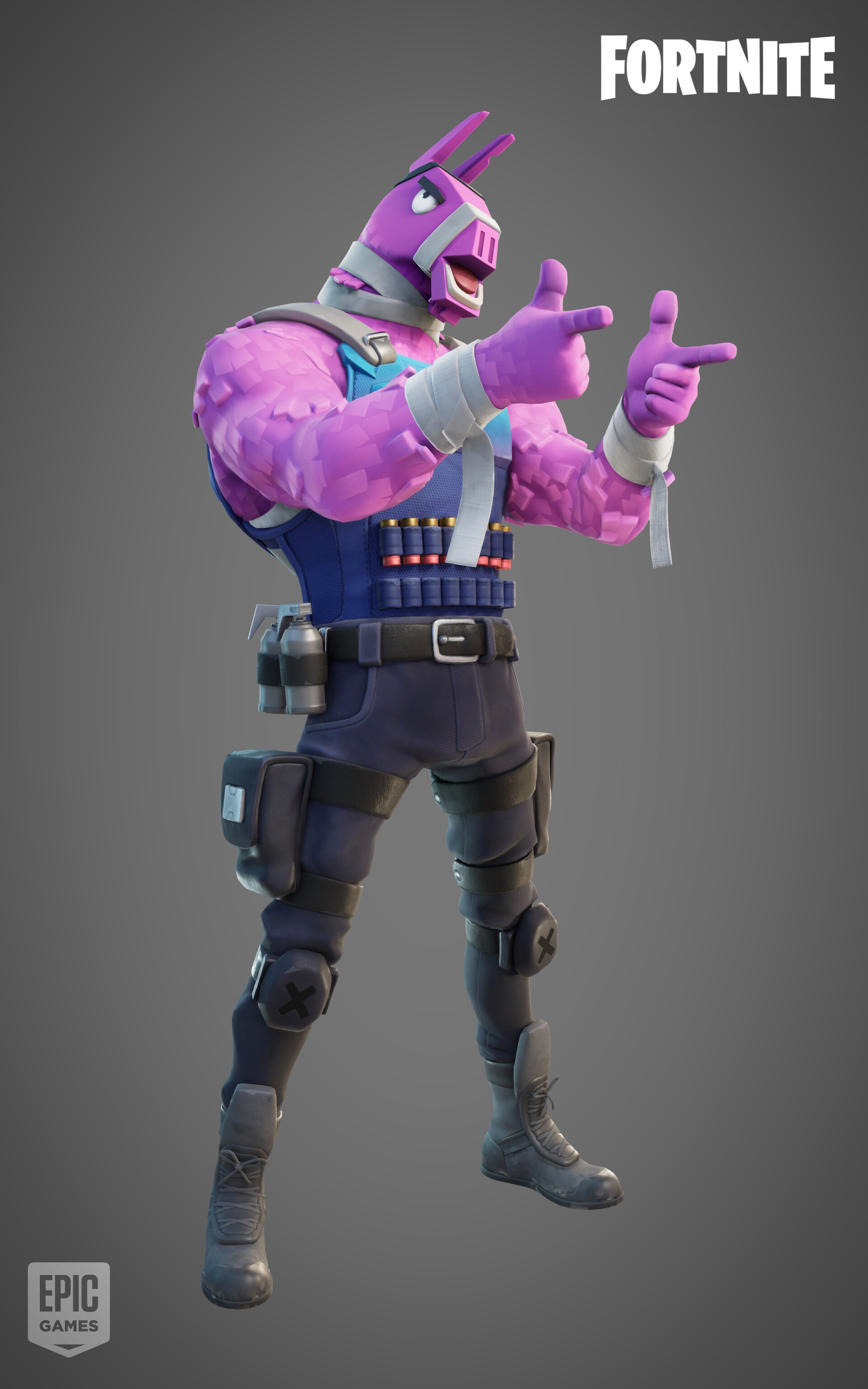 how to draw fortnite llama skin