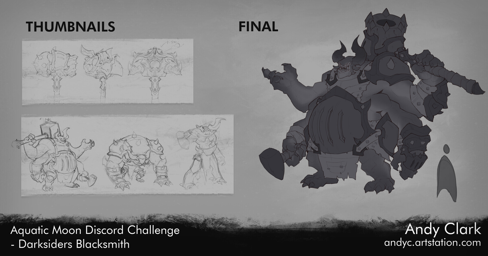 Andy Clark - Darksiders Blacksmith - Aquatic Moon Discord Challenge