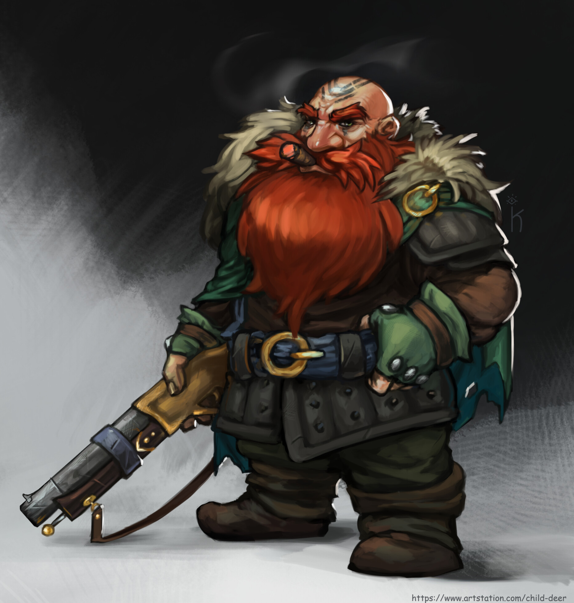 Hunter by Ksenia Ivaschenko : r/ImaginaryDwarves