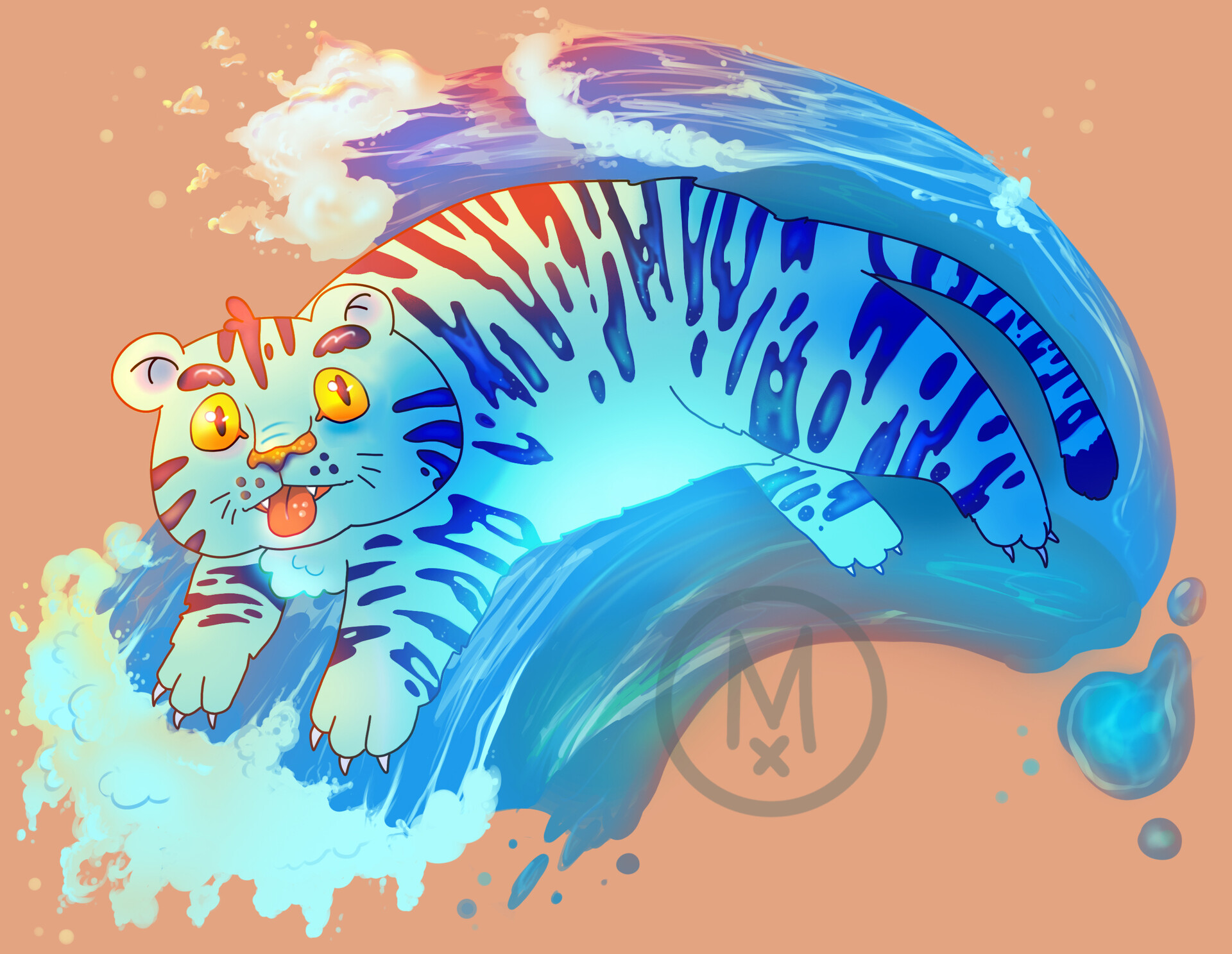 ArtStation - Tiger of Water