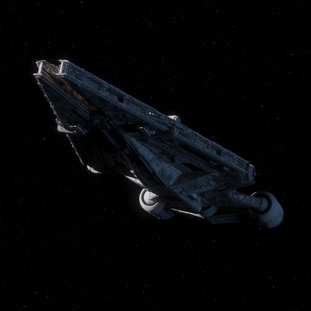 Christopher Fraser - Imperial Light Cruiser by Shturman (render)