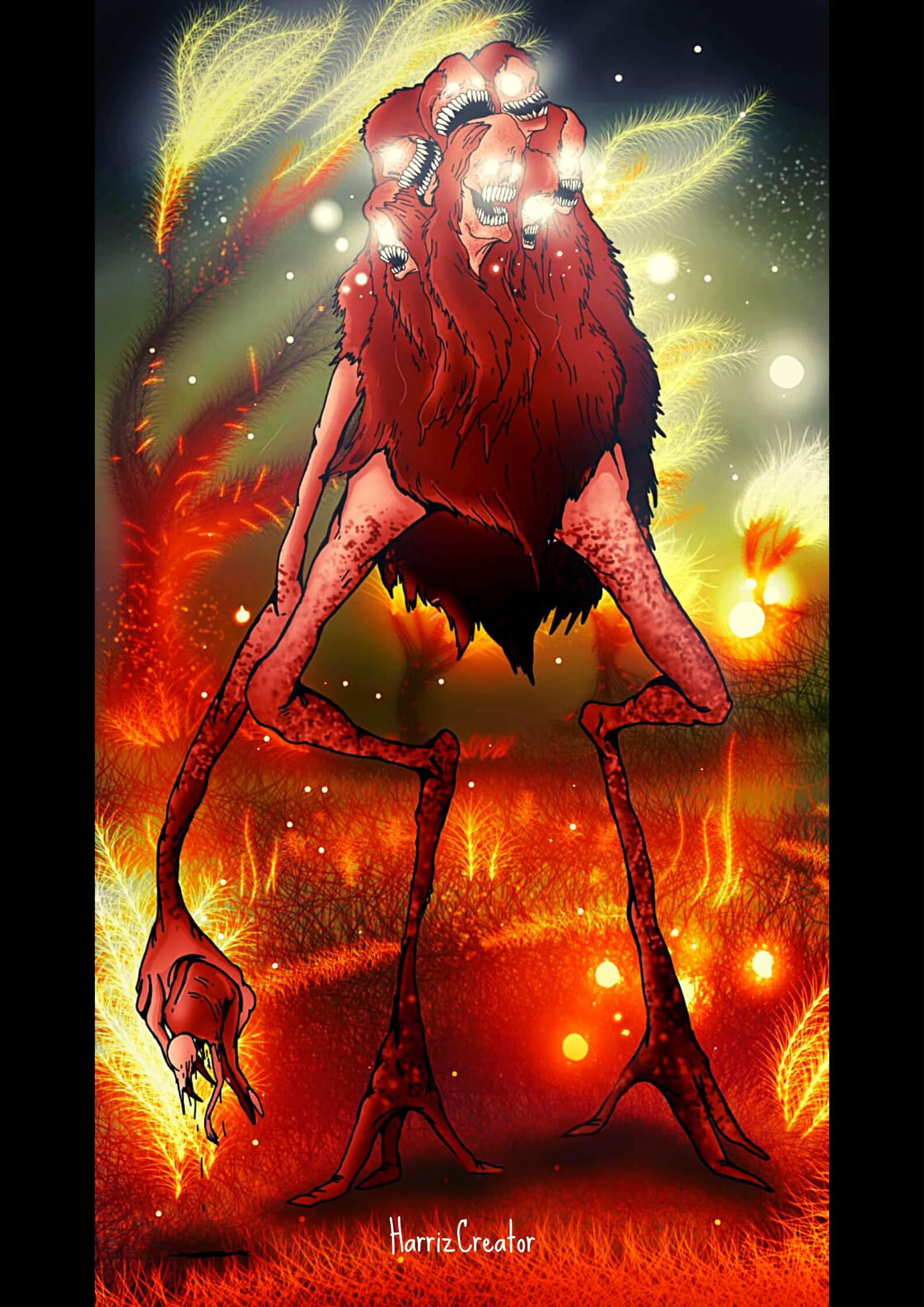 ArtStation - BLACK FOREST MONSTER #3