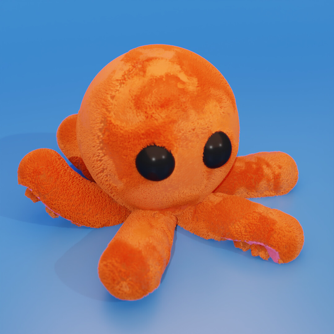 ArtStation - Furry Octopus Toy