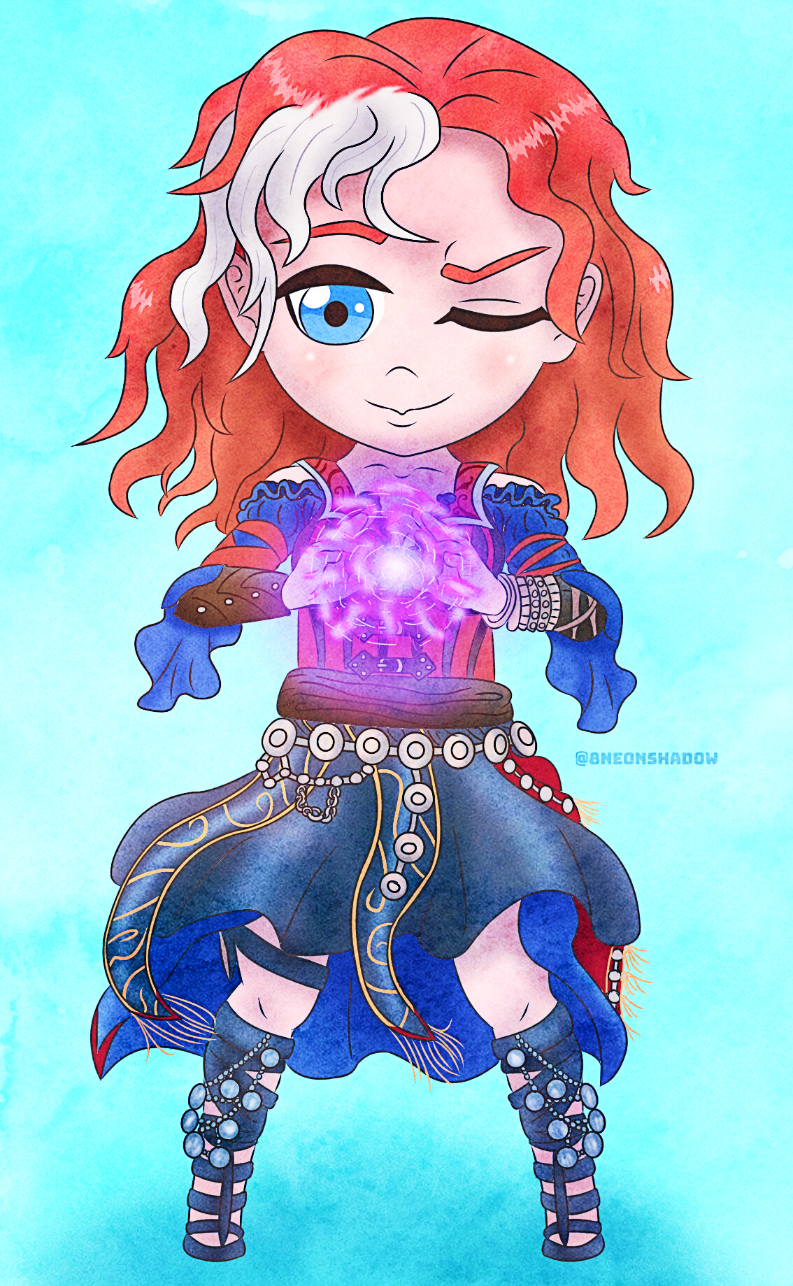 ArtStation - Commission - Chibi Lohse from Divinity 2